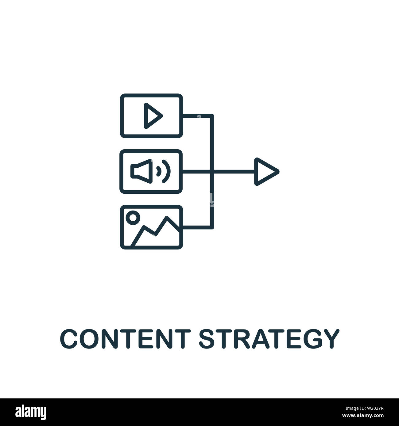 Content strategy Cut Out Stock Images & Pictures - Alamy