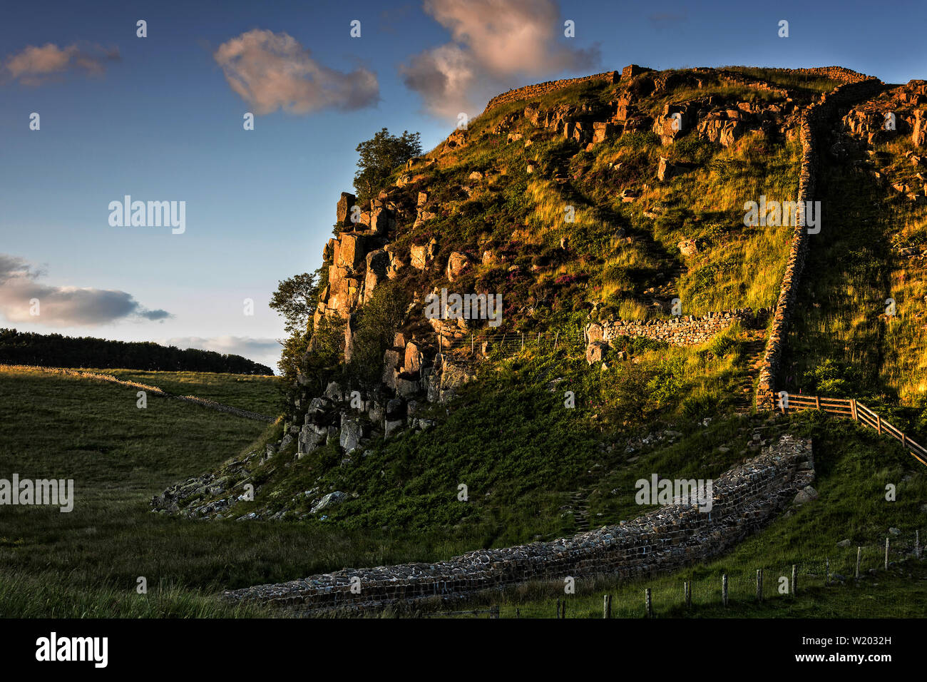 Steel Rigg in Northumberland Stock Photo - Alamy