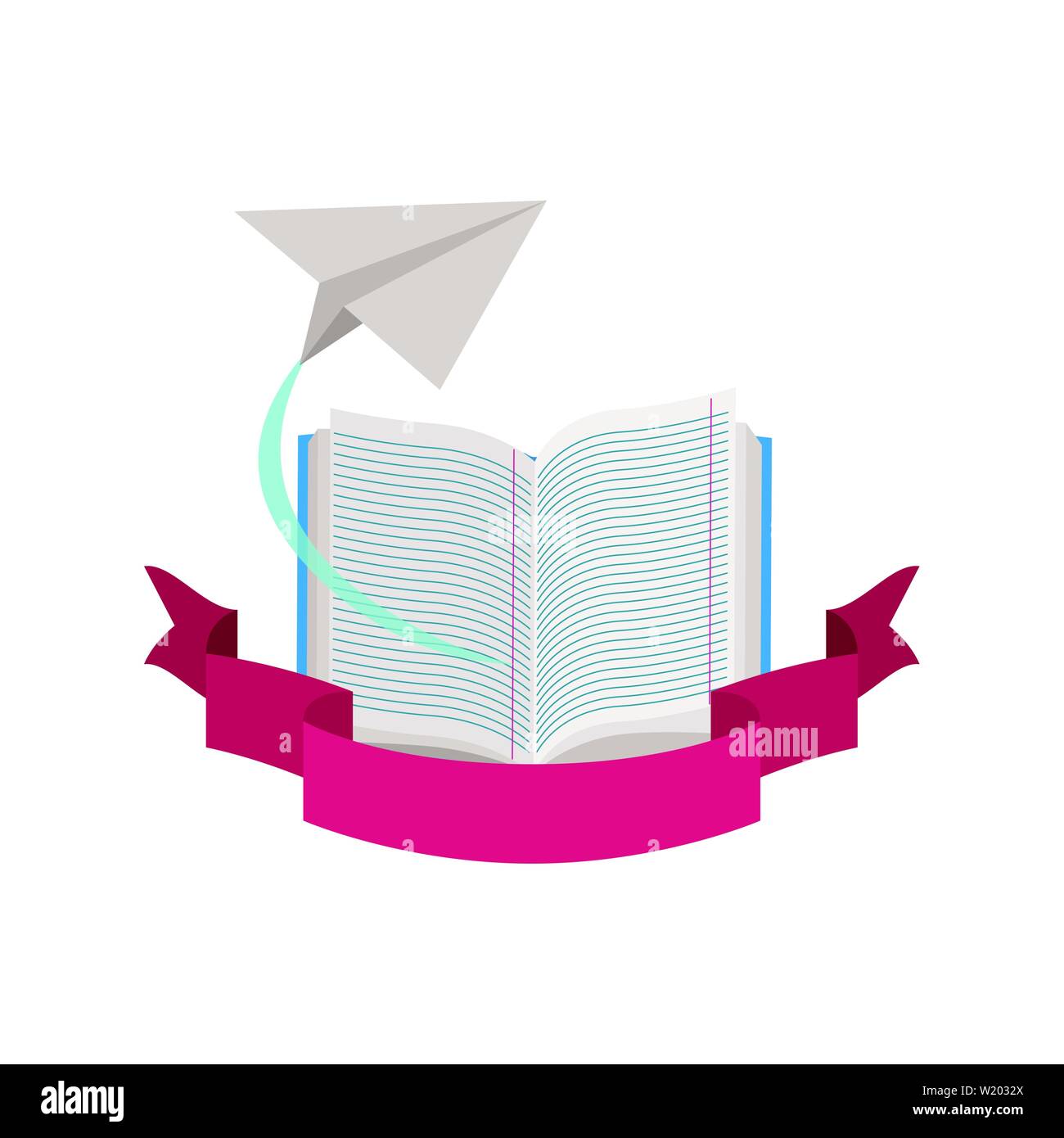 Book cover plane Stock Vector Images - Alamy