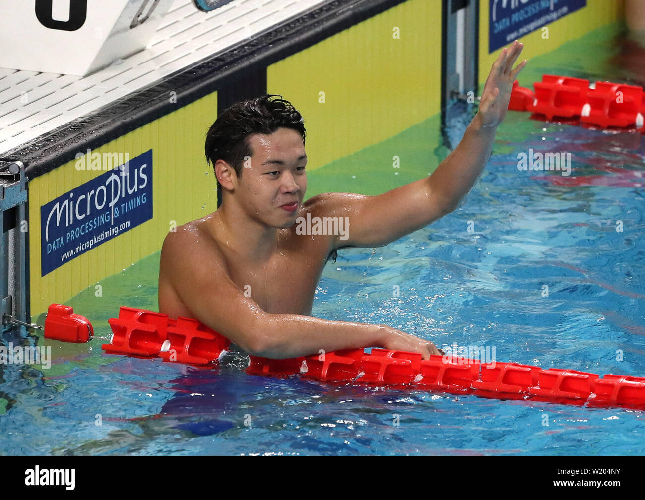 4th July 2019, San Paolo Stadium, Naples, Italy; Universiade Competiton, Day 1; Piscina Scandone ...