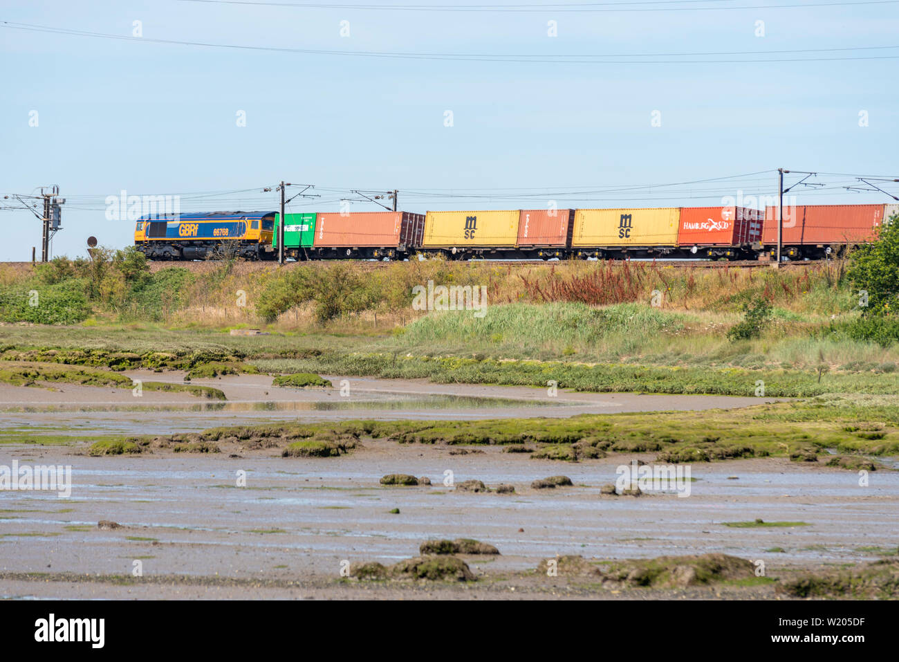 Gbrf class 66 diesel locomotive hi-res stock photography and images - Alamy