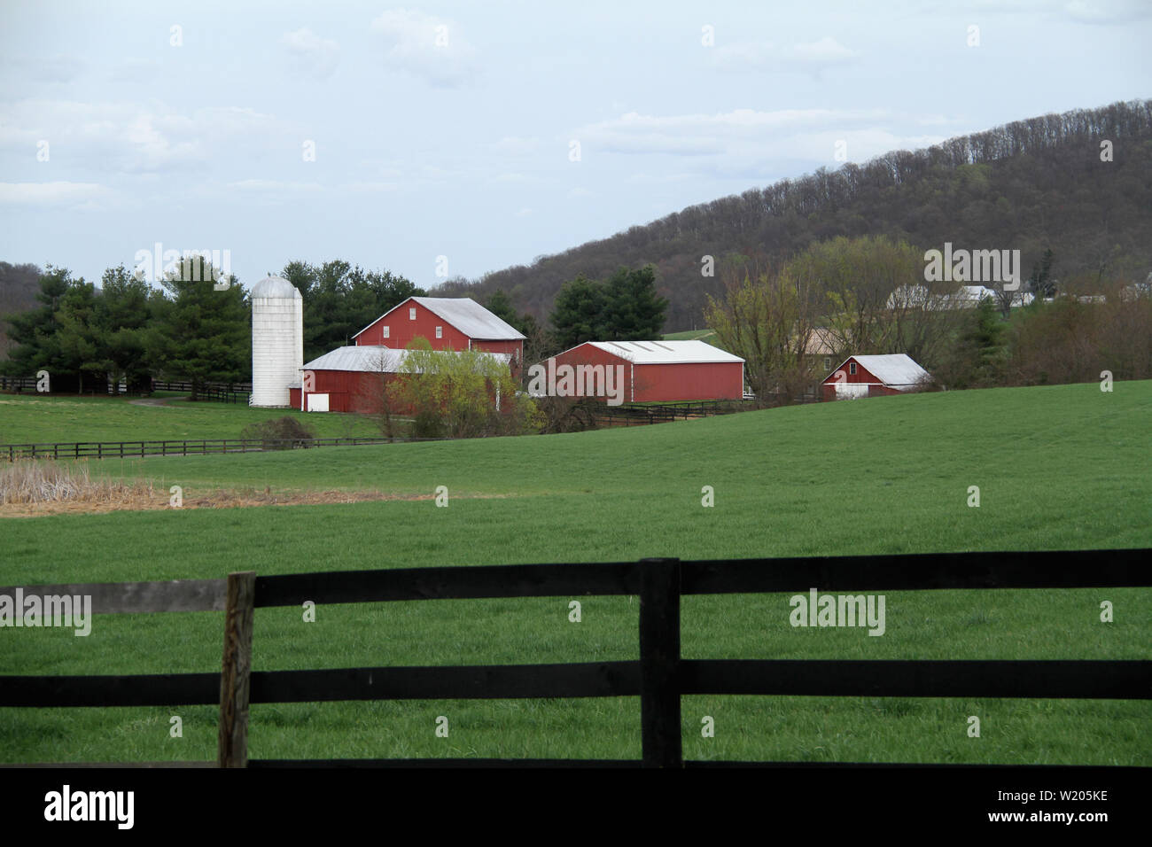 Farm landscape in Pennsylvania, USA Stock Photo - Alamy