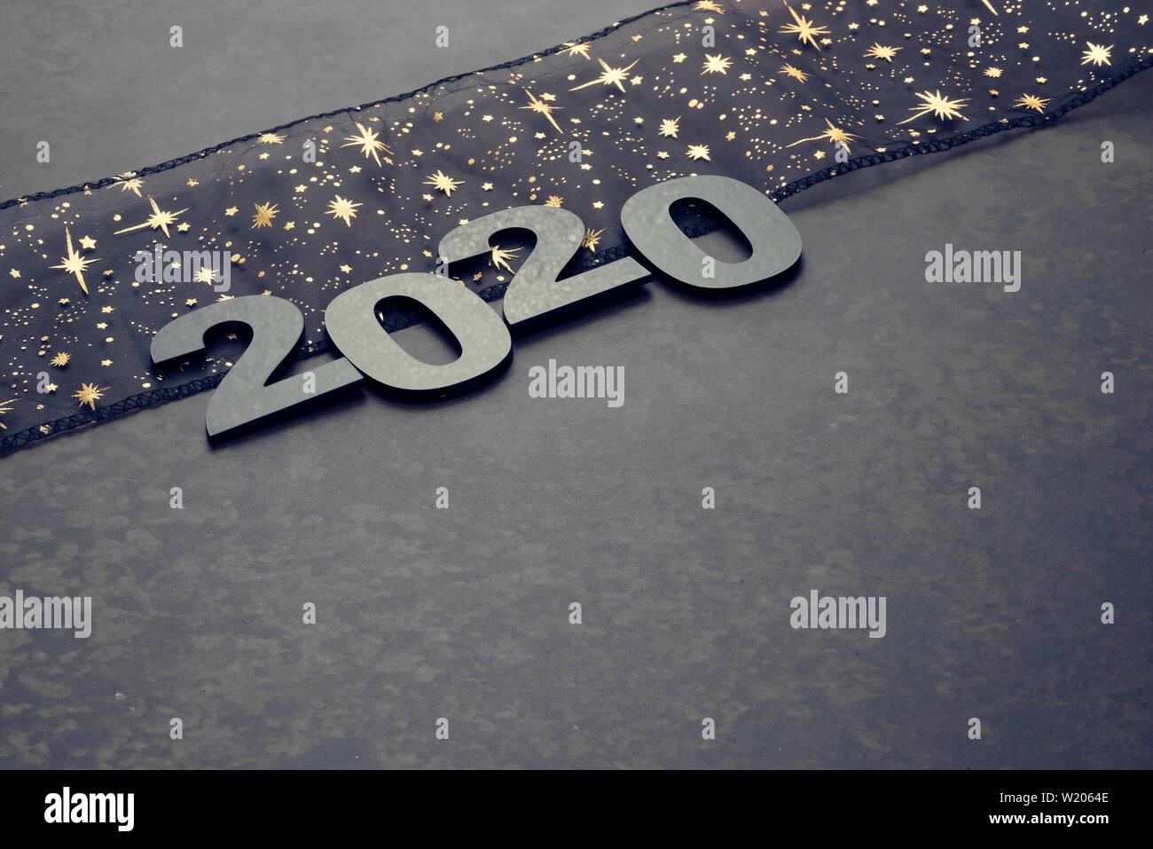 Happy New Year 2020. Symbol from number 2020 on stone background Stock ...