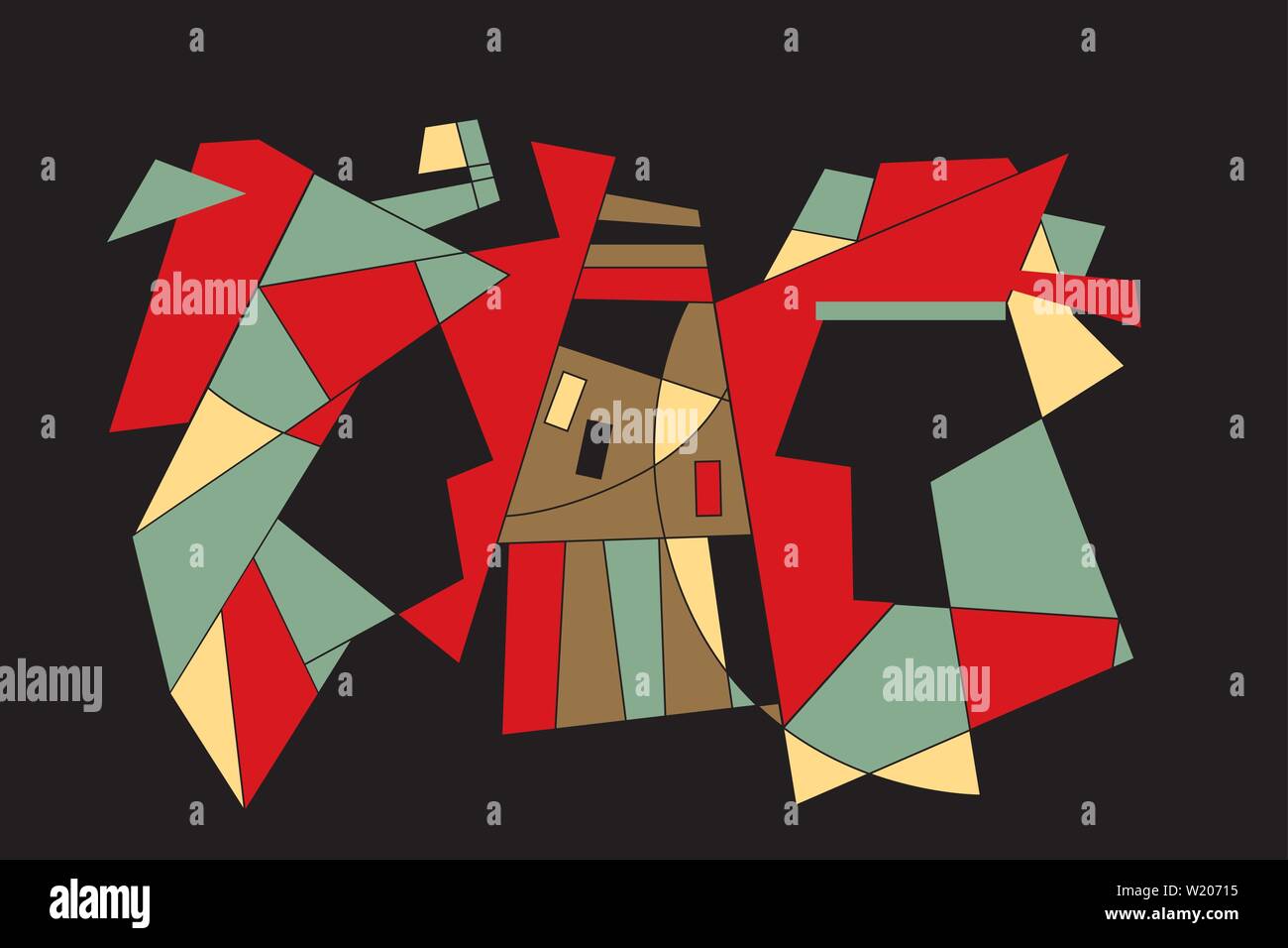 Meeting in the city Stock Vector Images - Alamy