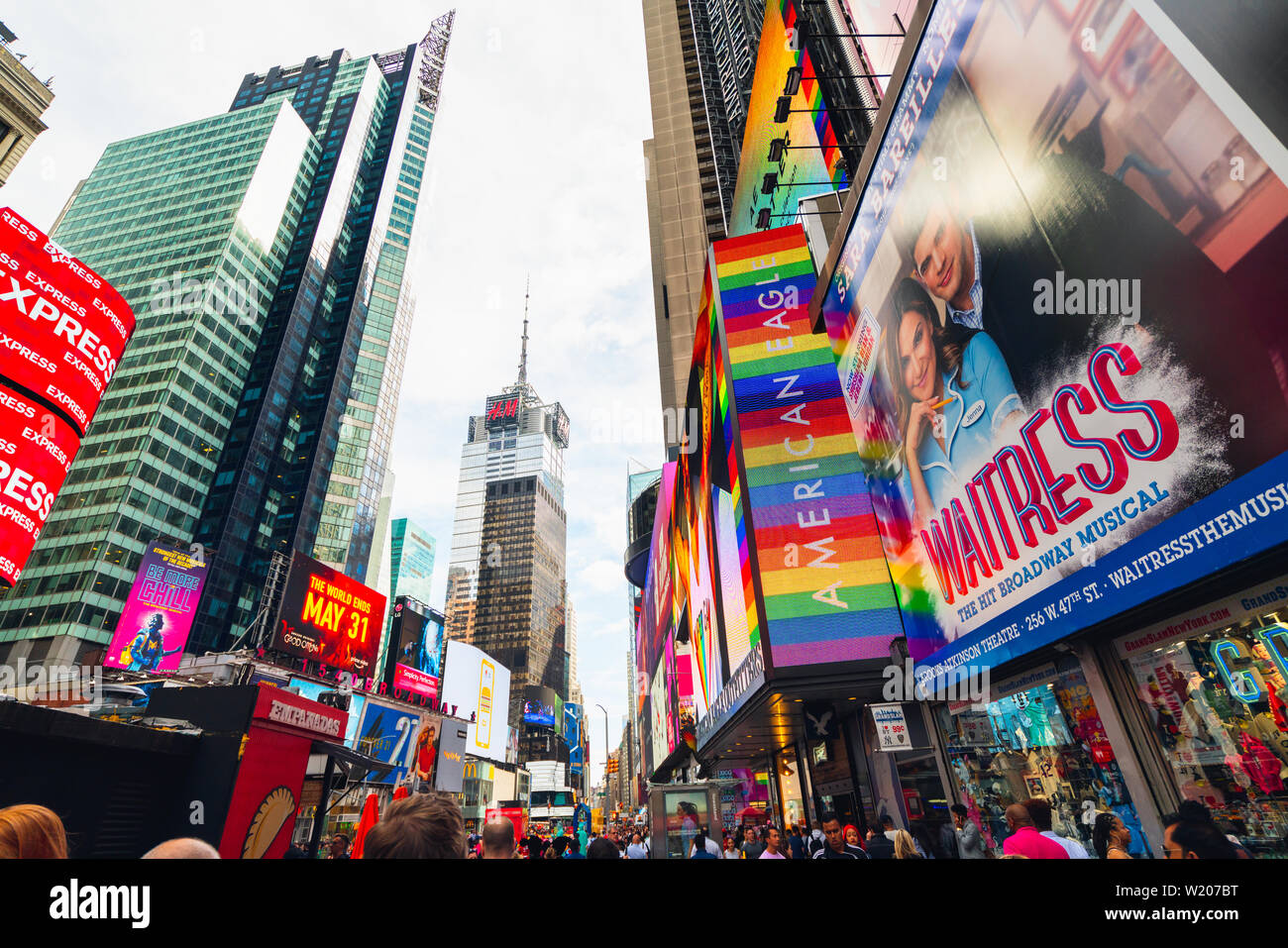 Times Square is an Iconic Street of New York City. Street View, Neon ...