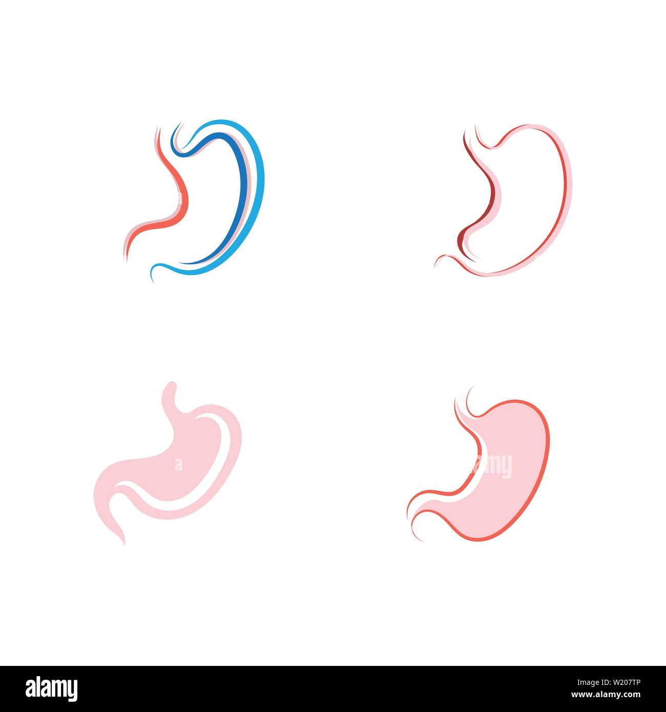stomach care icon designs concept vector illustration Stock Vector ...
