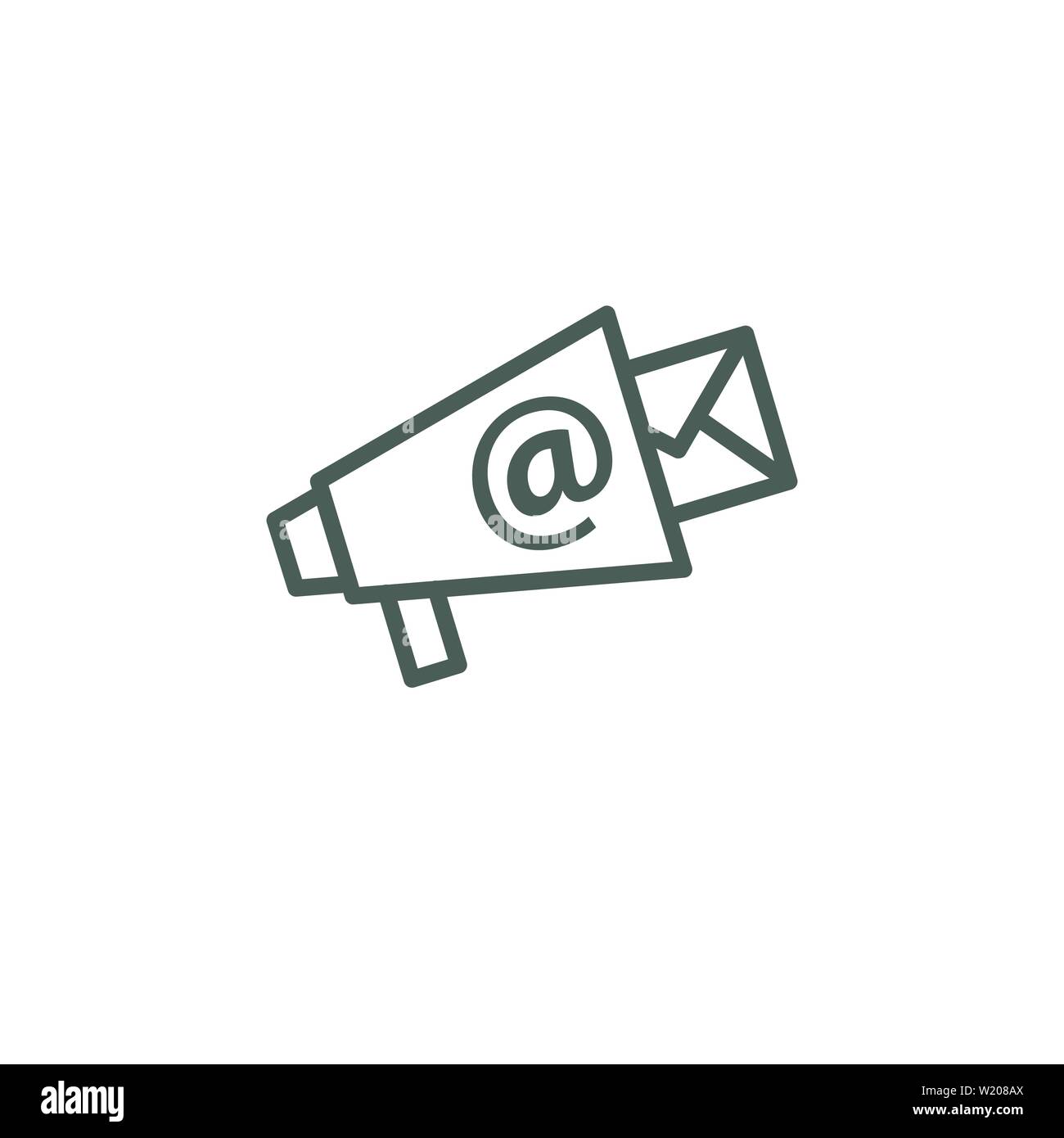 Sending email business marketing Cut Out Stock Images & Pictures - Alamy