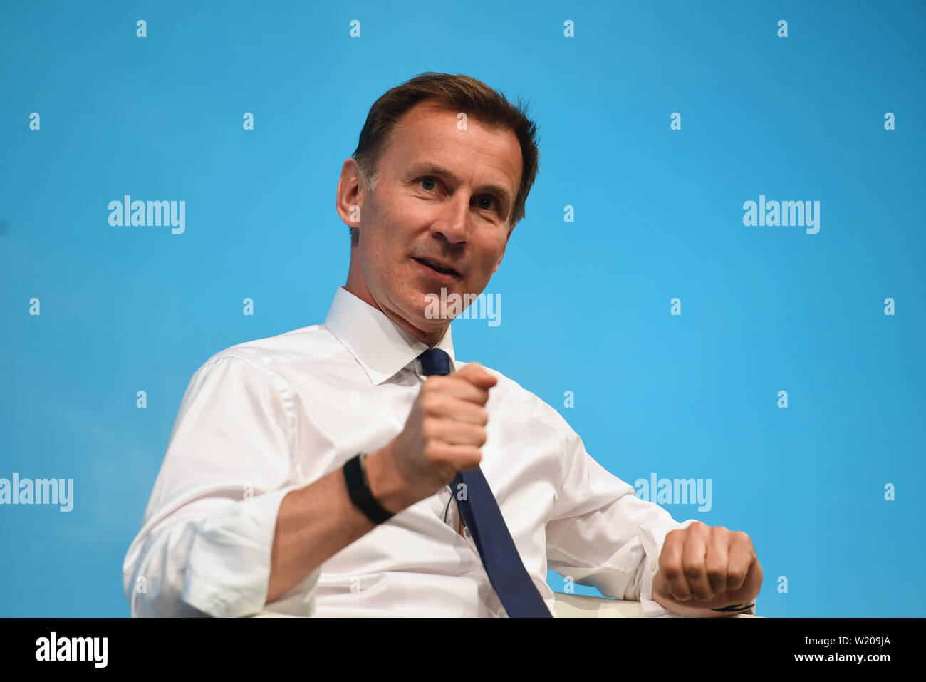 Conservative party leadership contender jeremy hunt hi-res stock ...