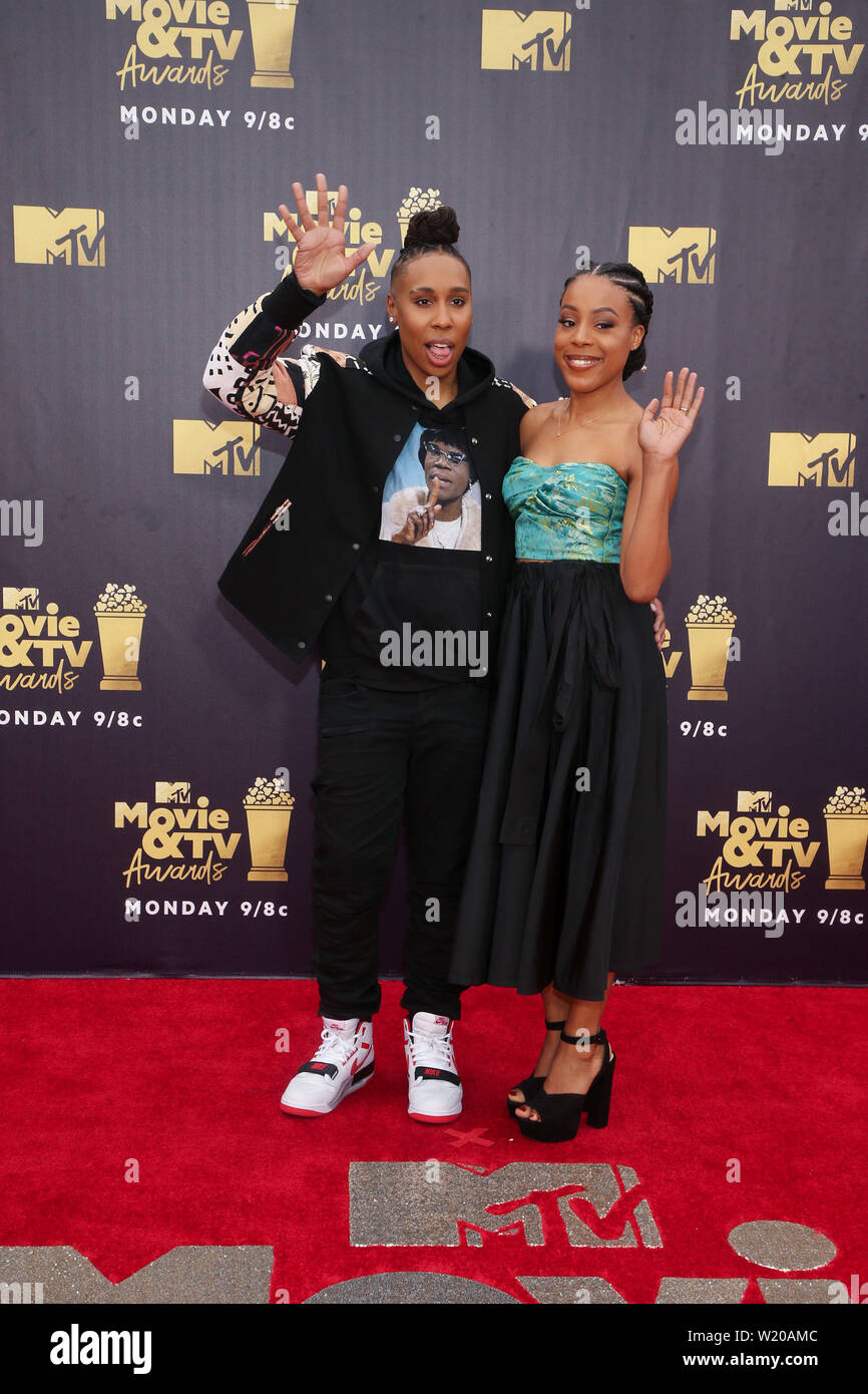 Santa Monica, CA, USA. Lena Waithe, Alana Mayo at 2018 MTV Movie and TV ...