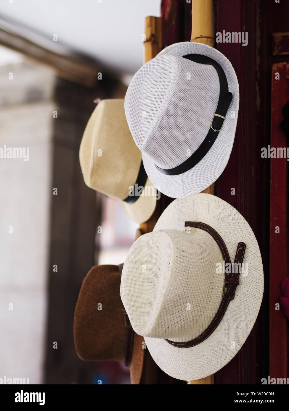 Cowboy hat hanging on wall hi-res stock photography and images - Alamy