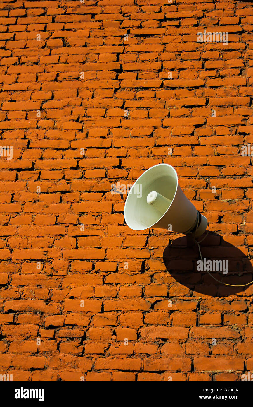 Loud hailer hi-res stock photography and images - Alamy