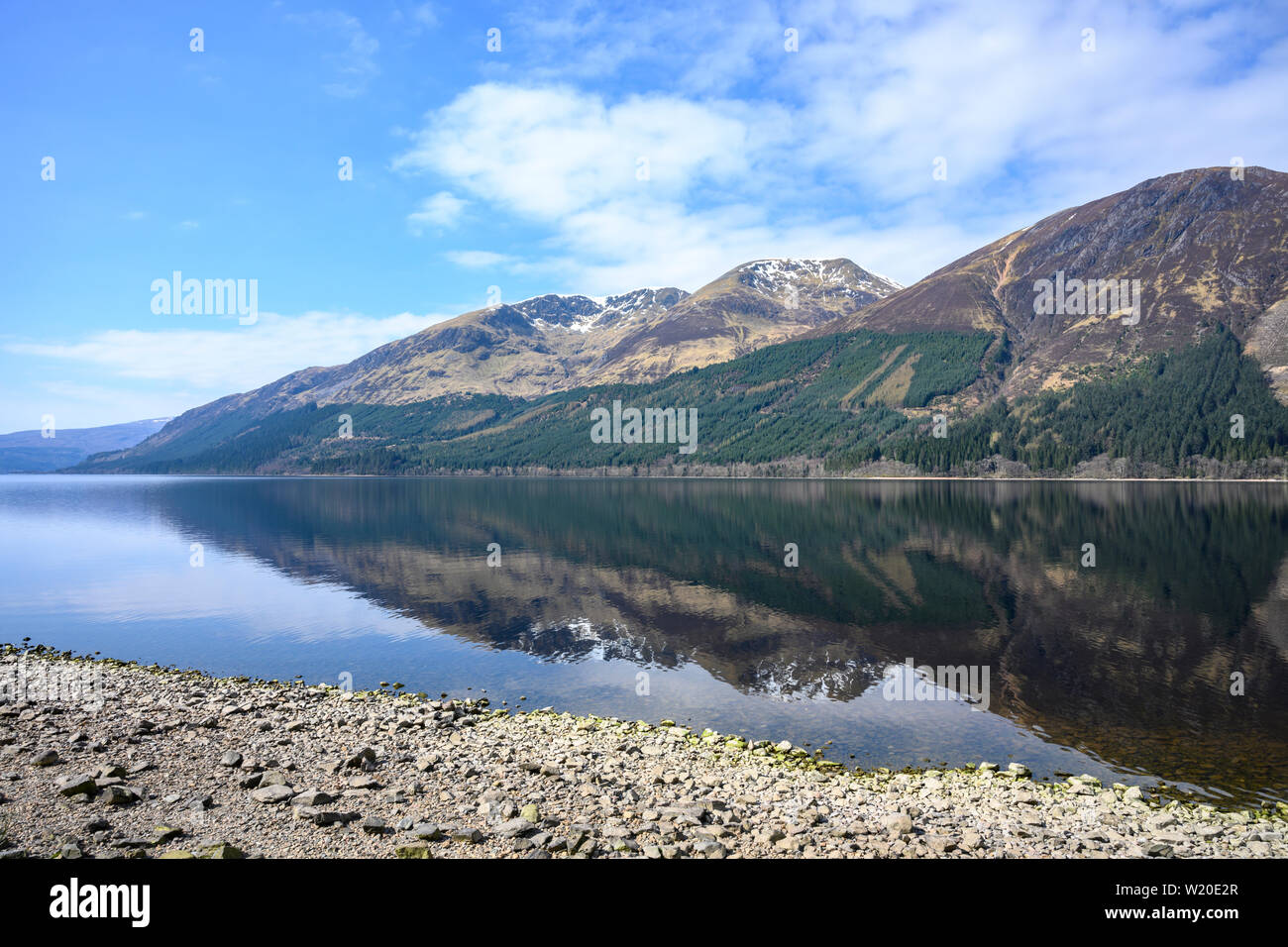 Loch lochy blue sky hi-res stock photography and images - Alamy