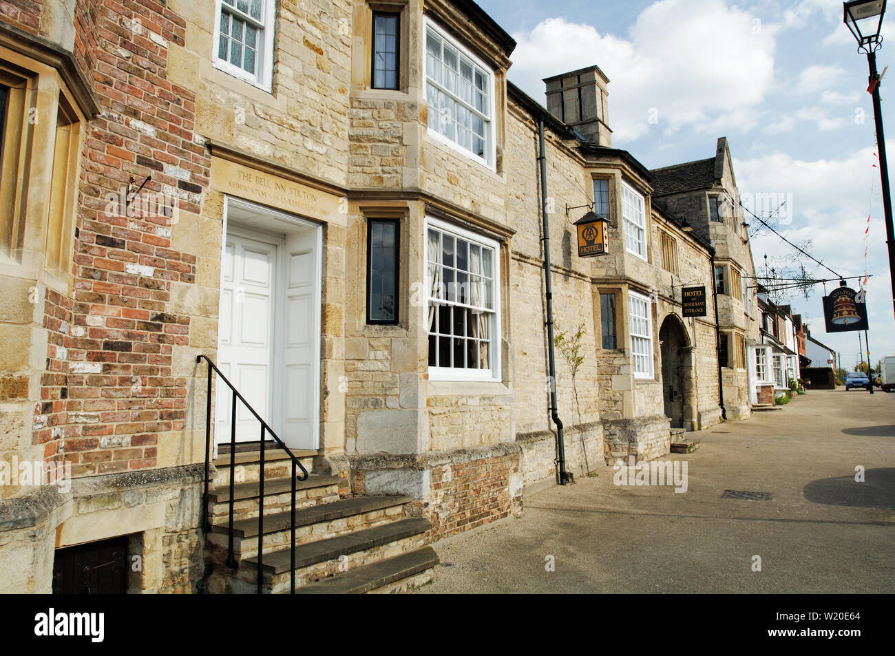 Bell Inn, Stilton, Cambridgeshire Stock Photo - Alamy