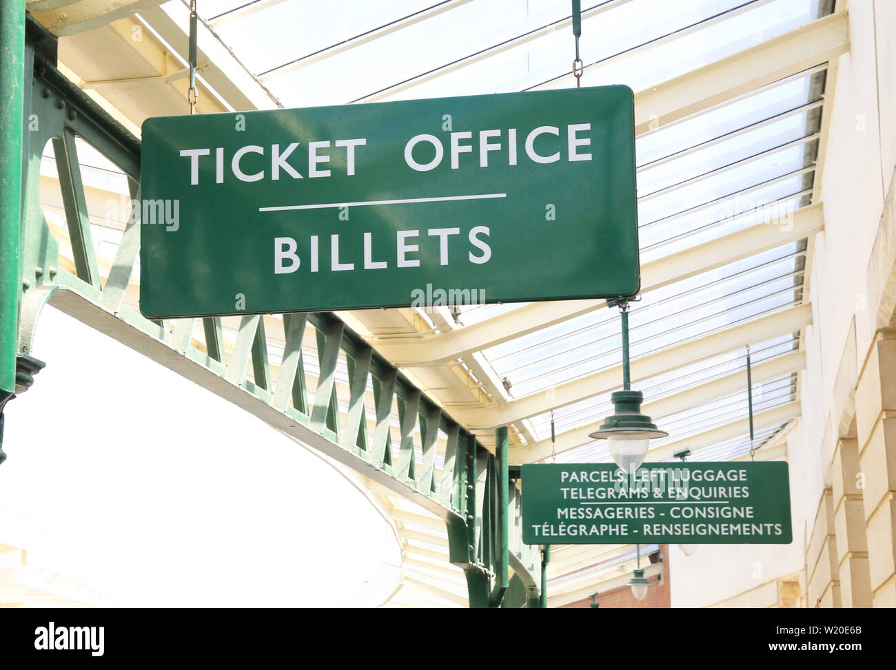 Train Station Signage