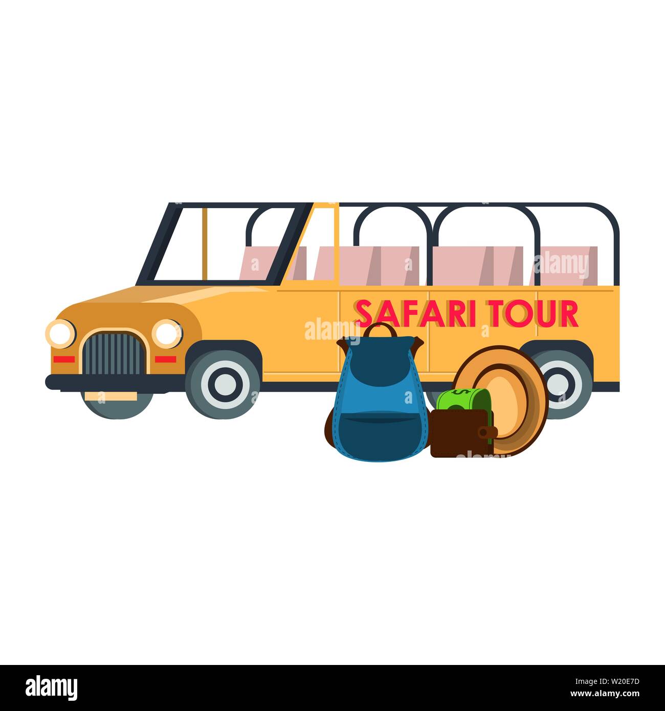 Safari resort sign Stock Vector Images - Alamy