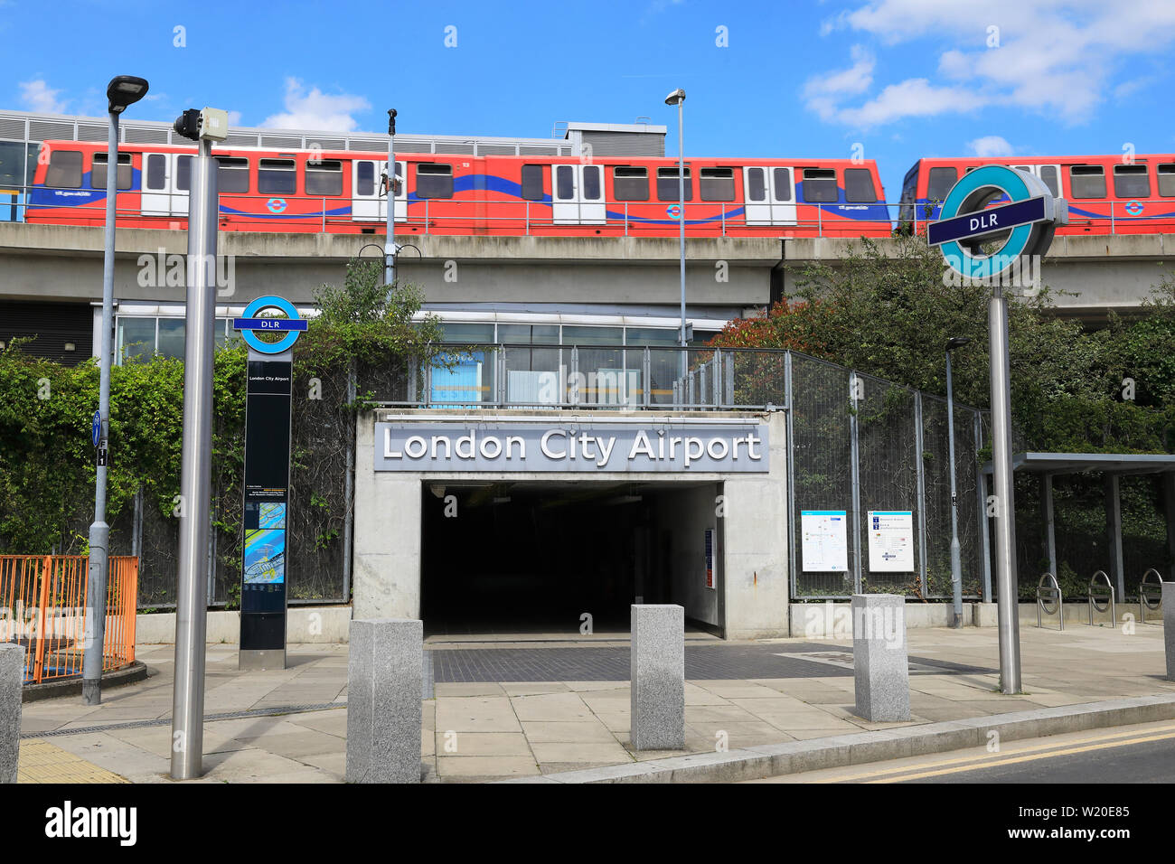 Dlr city airport hi-res stock photography and images - Alamy