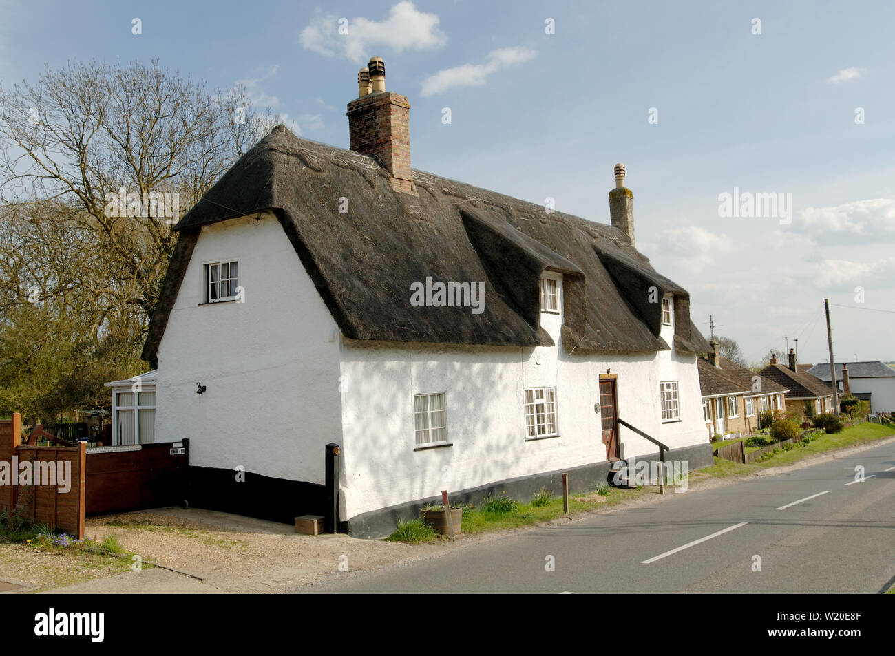 Crown Cottage, Great Gidding, Cambridgeshire Stock Photo - Alamy