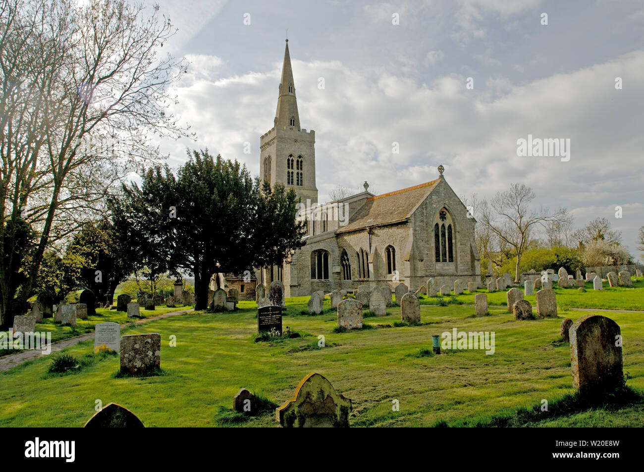 St Michael's Church, Great Gidding, Cambridgeshire Stock Photo - Alamy