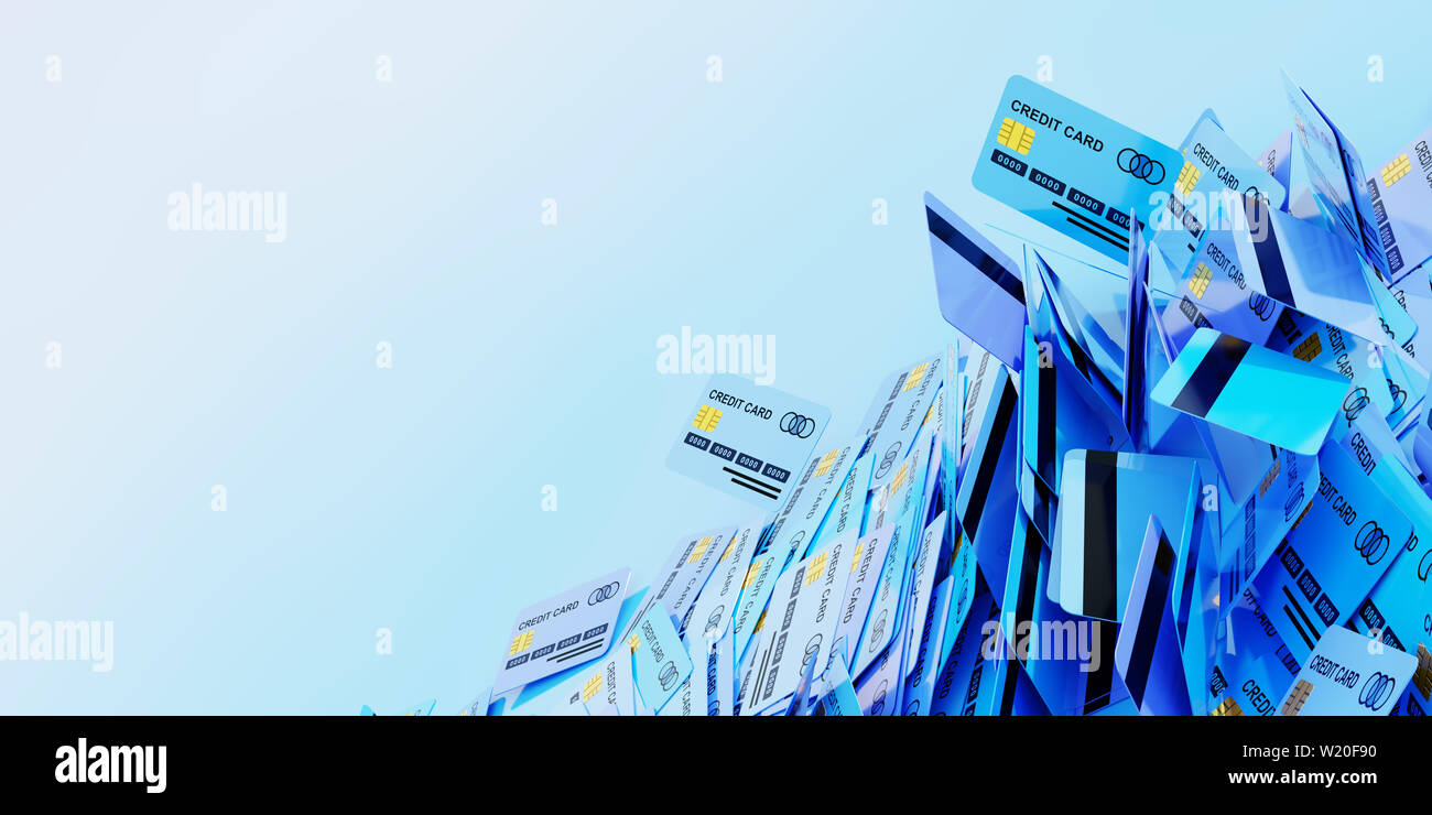 Infinite credit cards abstract background, finance and global payments ...