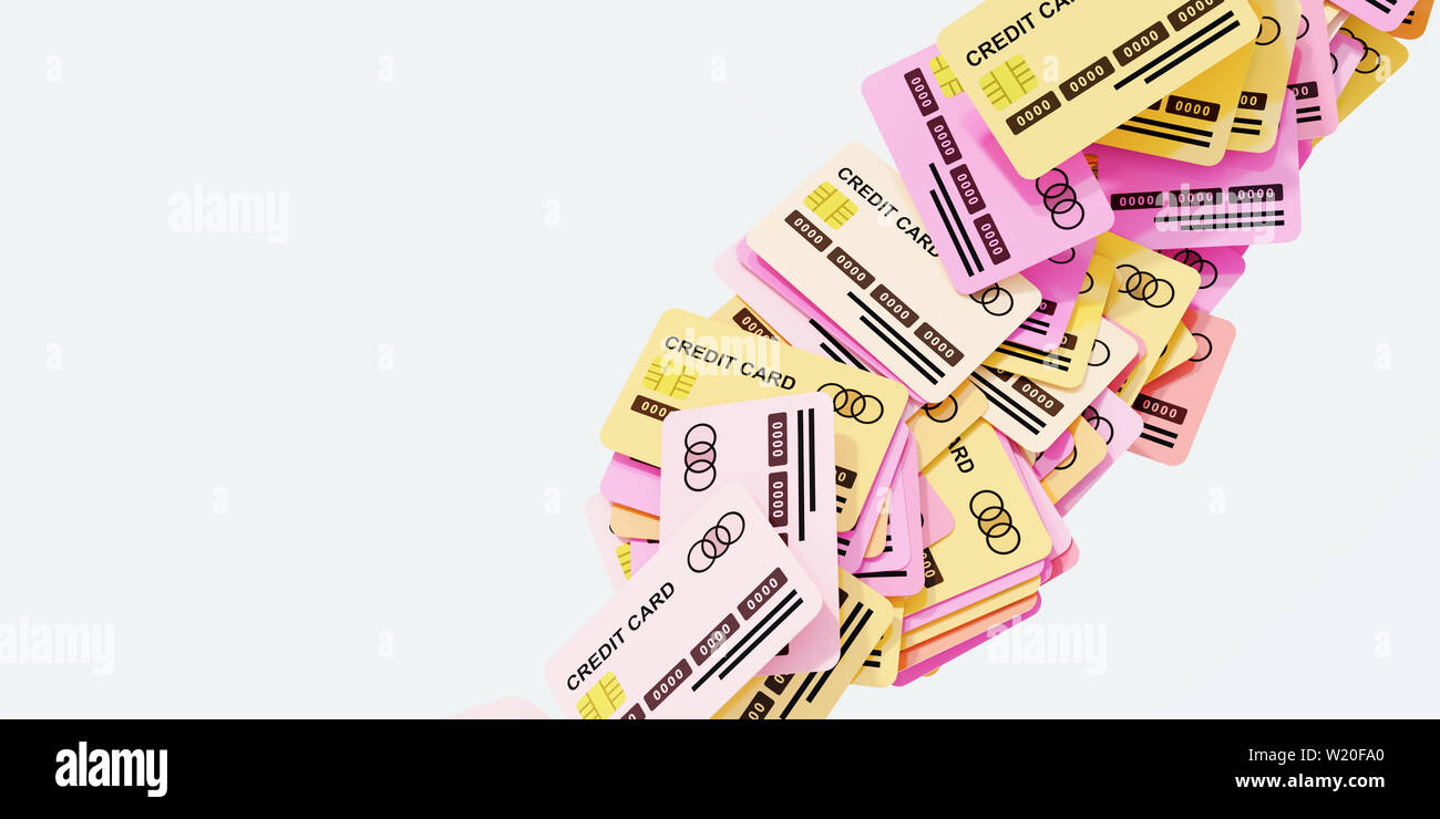 Infinite credit cards abstract background, finance and global payments ...