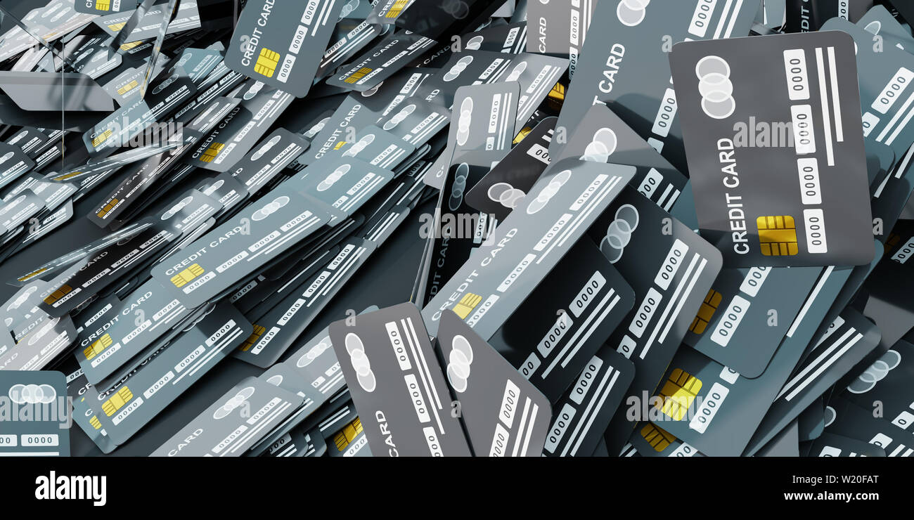 Infinite credit cards abstract background, finance and global payments ...