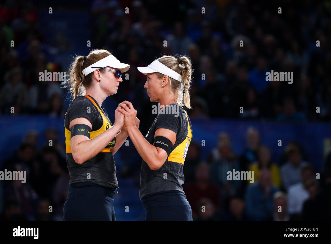 Hamburg, Germany. 04th July, 2019. Beach Volleyball, World Championship ...
