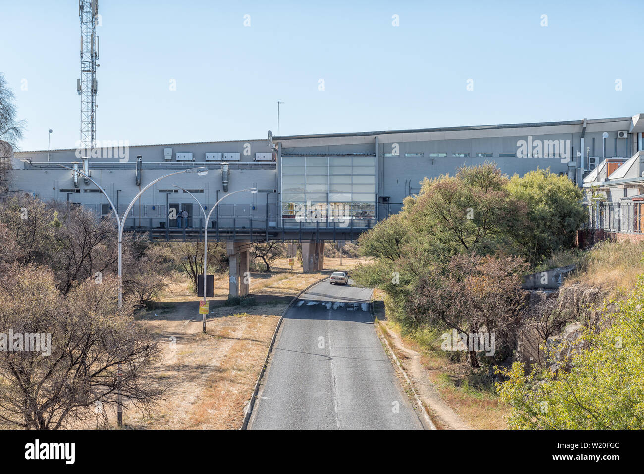 BLOEMFONTEIN, SOUTH AFRICA - JULY 4, 2019: The Thakaneng Bridge ...