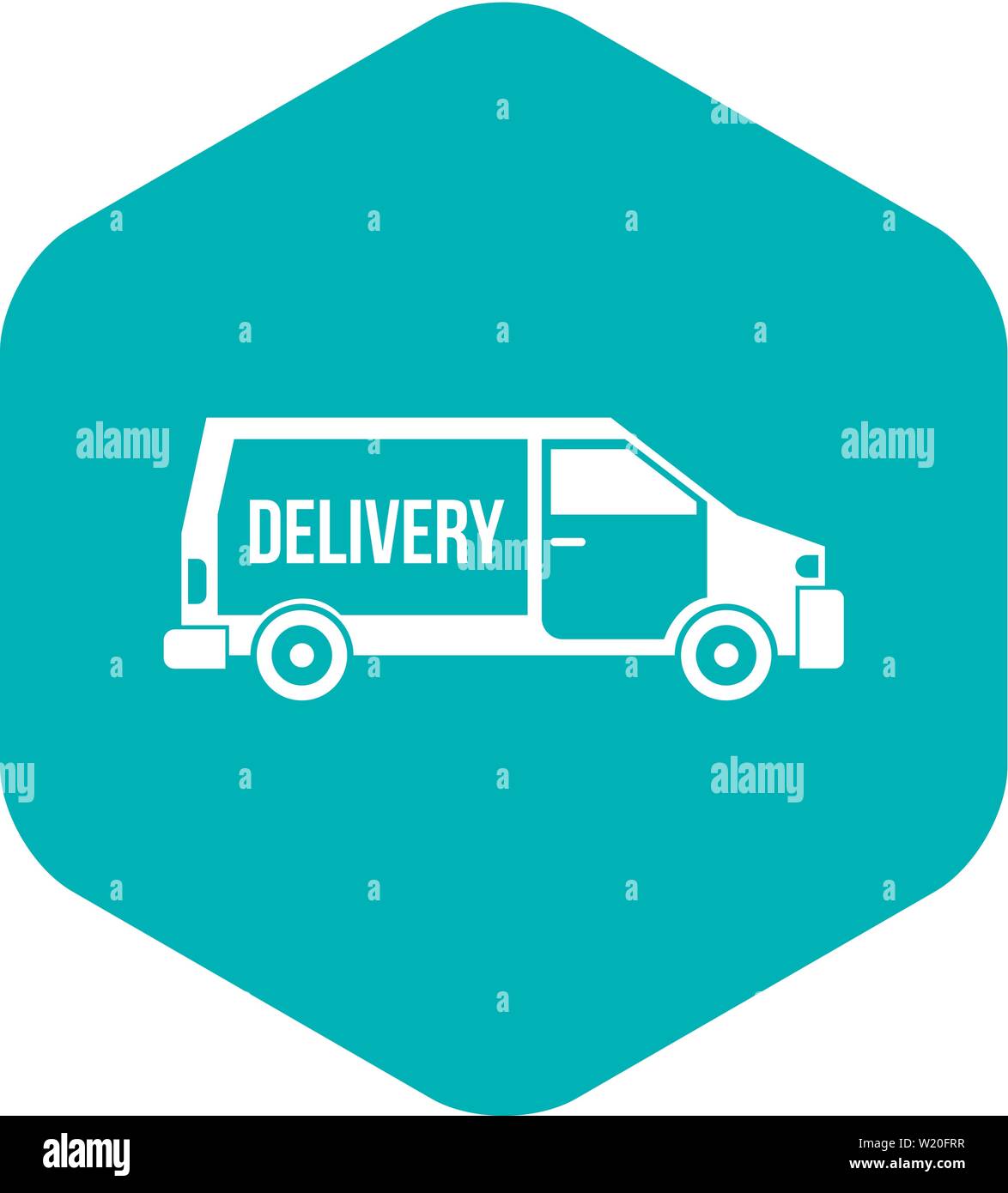 Delivery truck icon, simple style Stock Vector Image & Art - Alamy