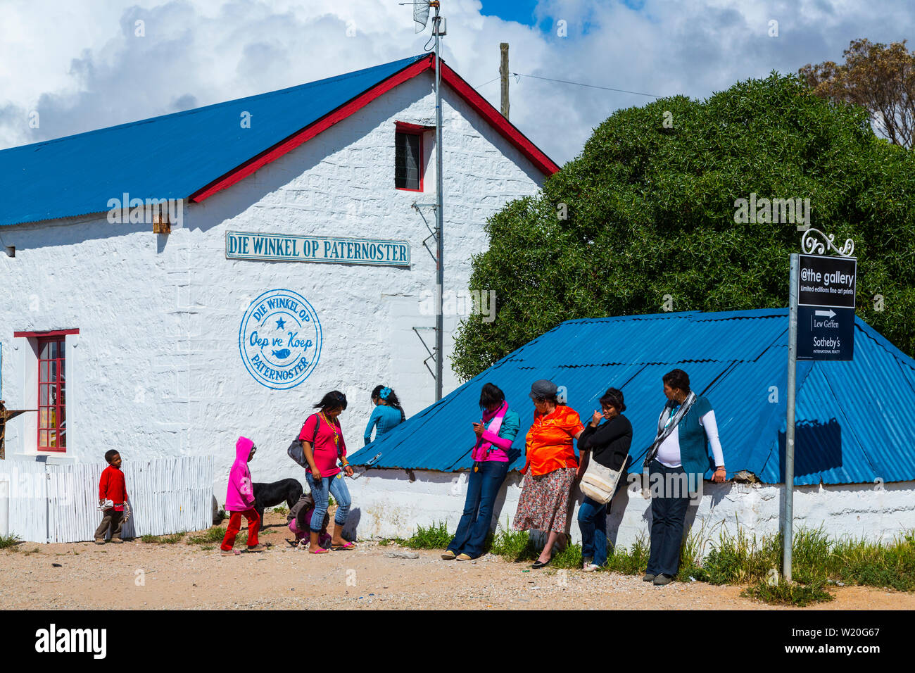 Paternoster Village, West Coast Peninsula, Western Cape province, South ...