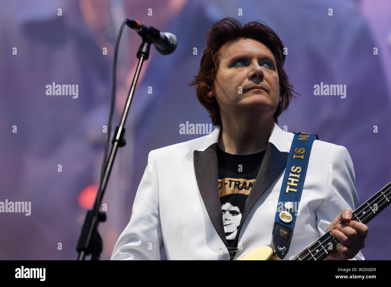 Pictured: Nicky Wire. Saturday 29 June 2019 Re: Manic Street Preachers ...