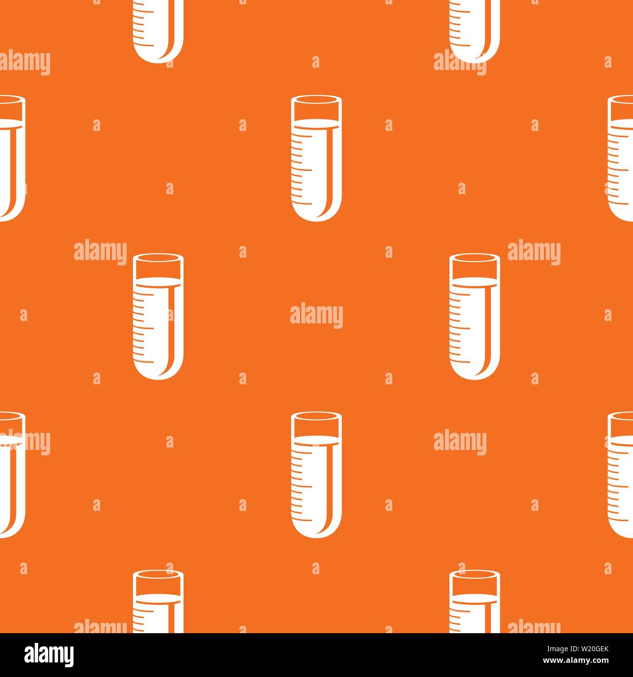 Water flask pattern vector orange Stock Vector Image & Art - Alamy