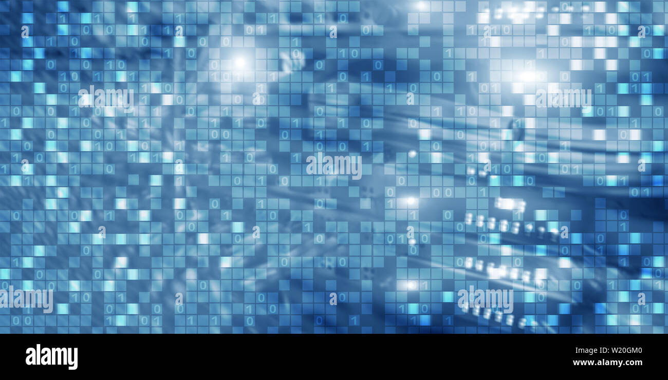 Digital background matrix information technology and internet concept ...