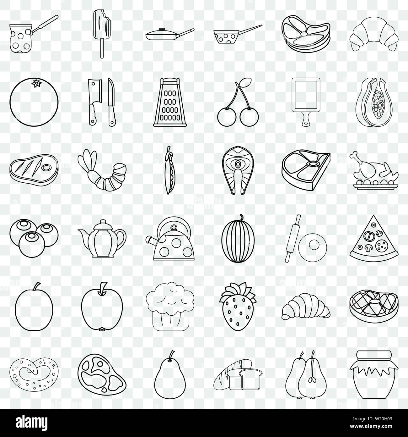 Strawberry cherry jam in Black and White Stock Photos & Images - Alamy