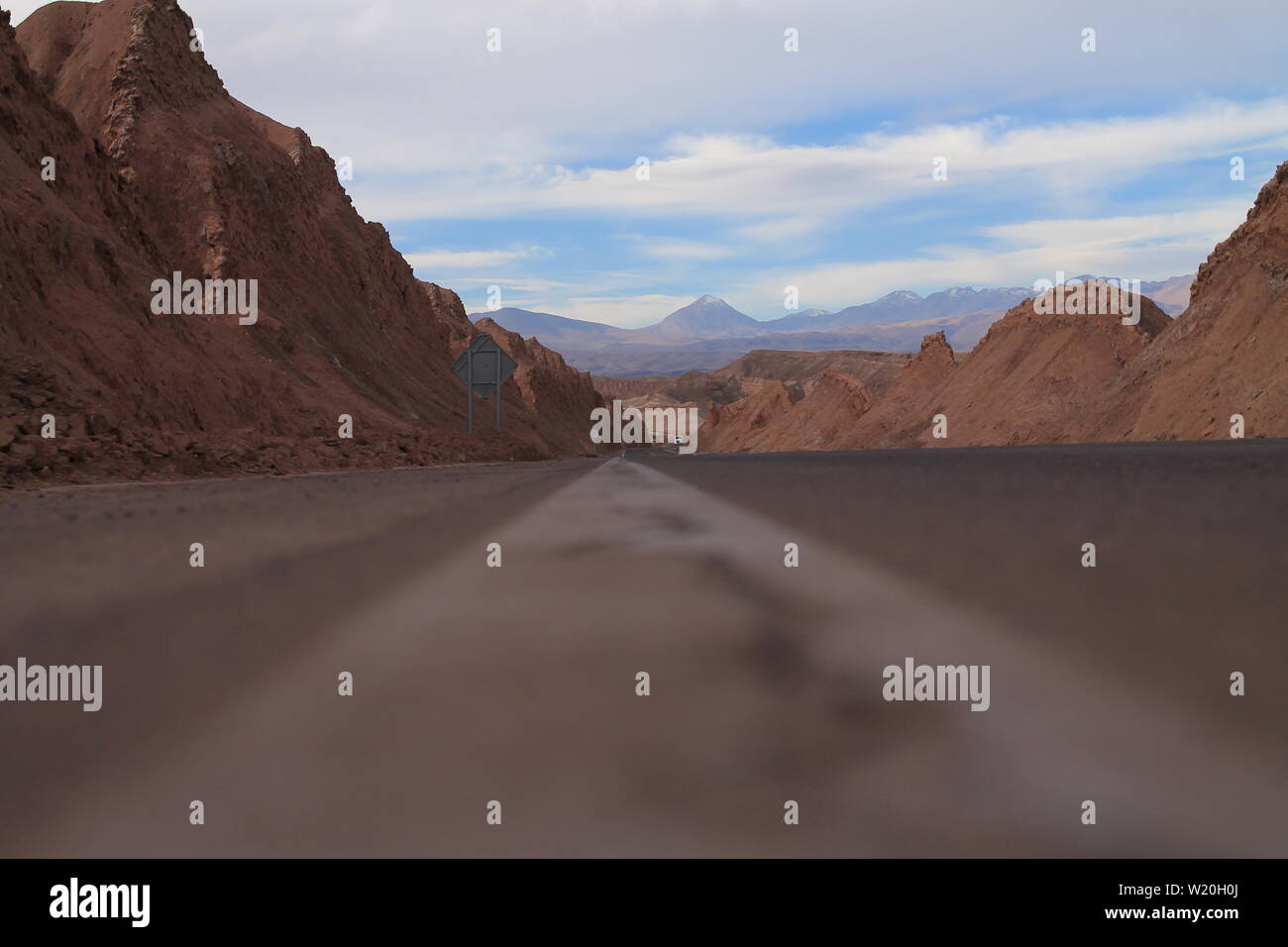 On the Road - Atacama Stock Photo - Alamy