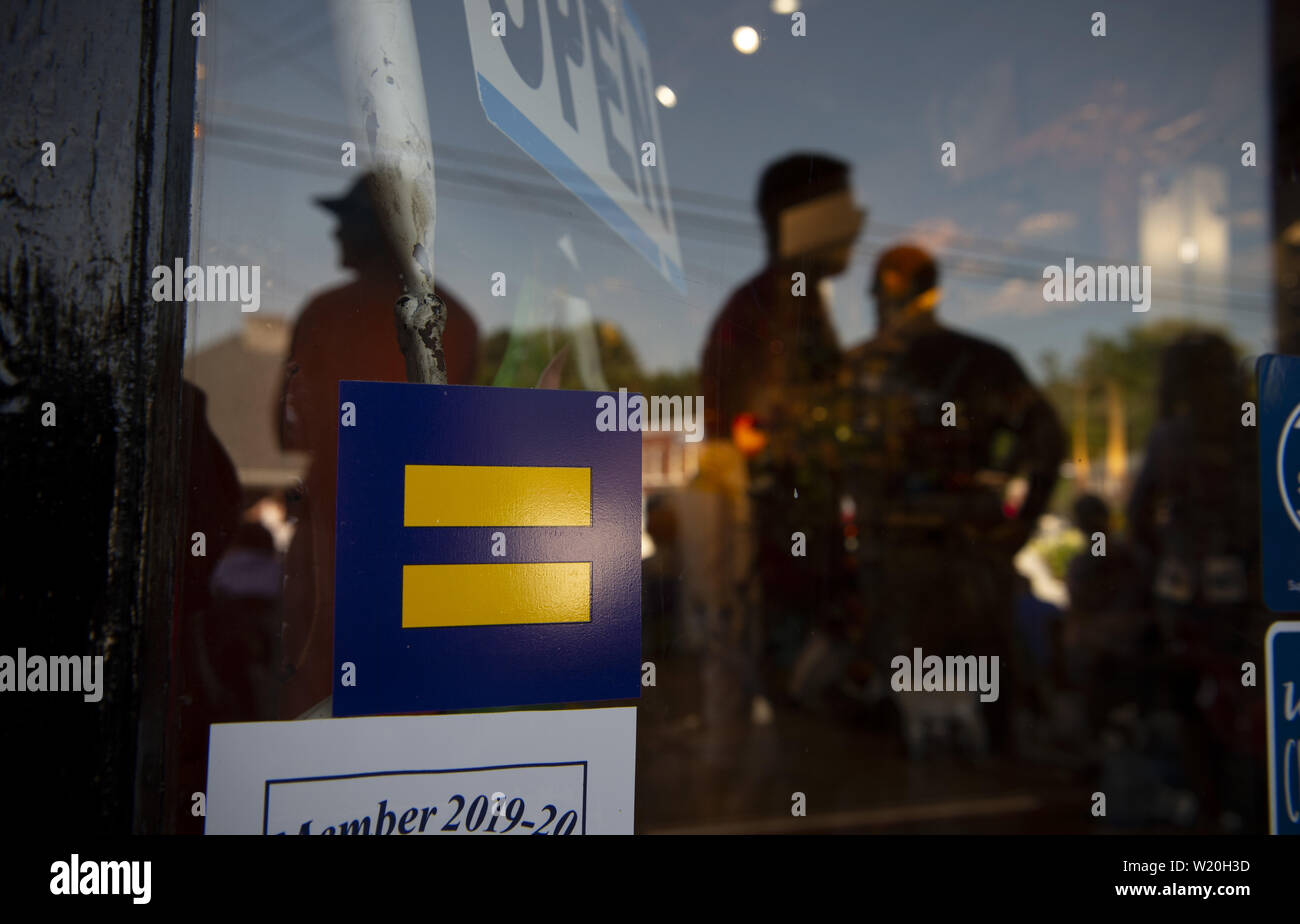 Blue Ridge, GA, USA. 4th July, 2019. The town was recognized as one of ...
