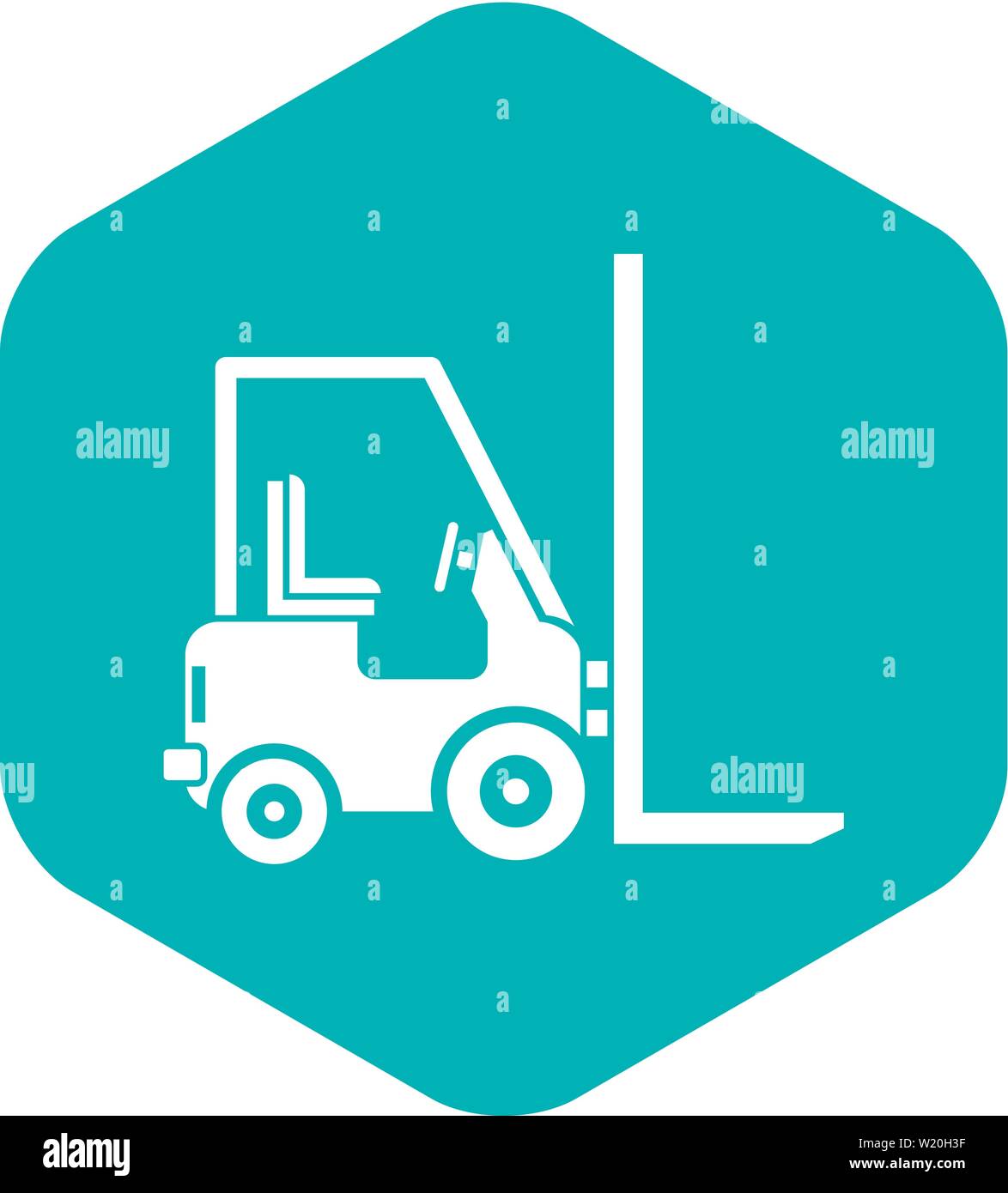 Stacker loader icon Cut Out Stock Images & Pictures - Alamy