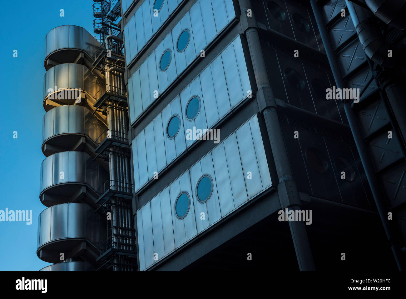 The Lloyd's Building, reknown for insurance and it's maximalism ...