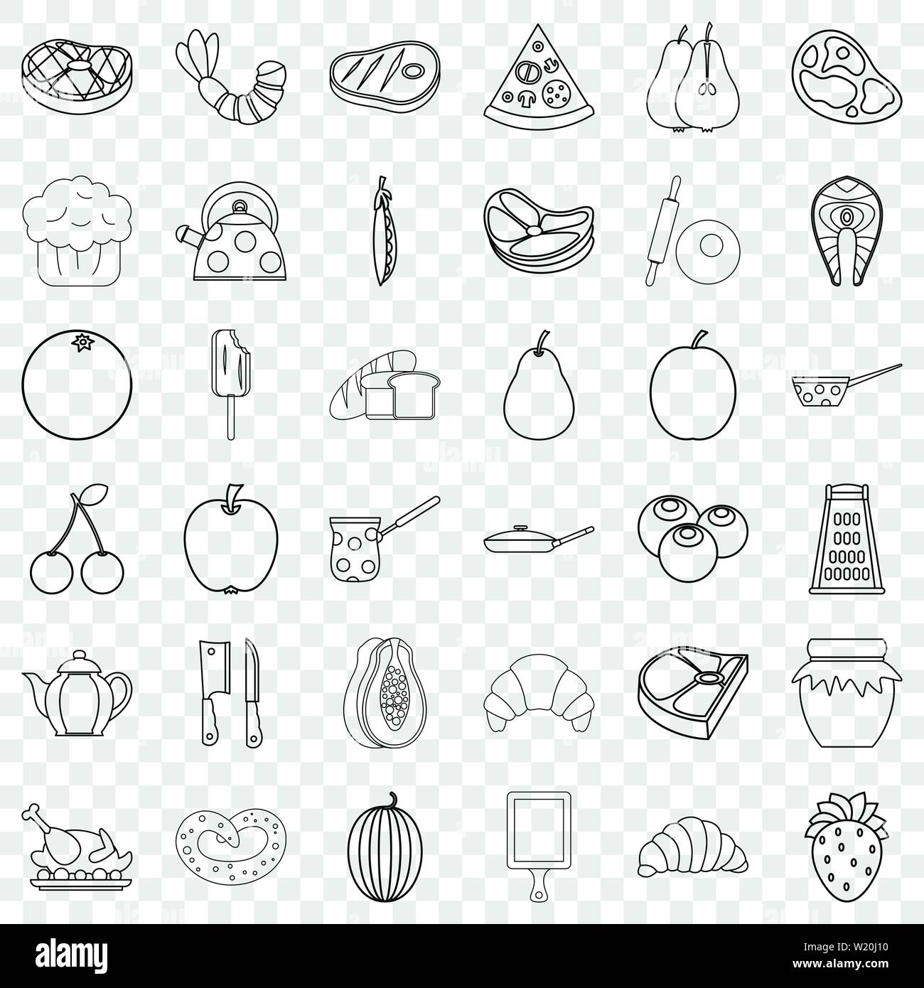 Strawberry cherry jam in Black and White Stock Photos & Images - Alamy