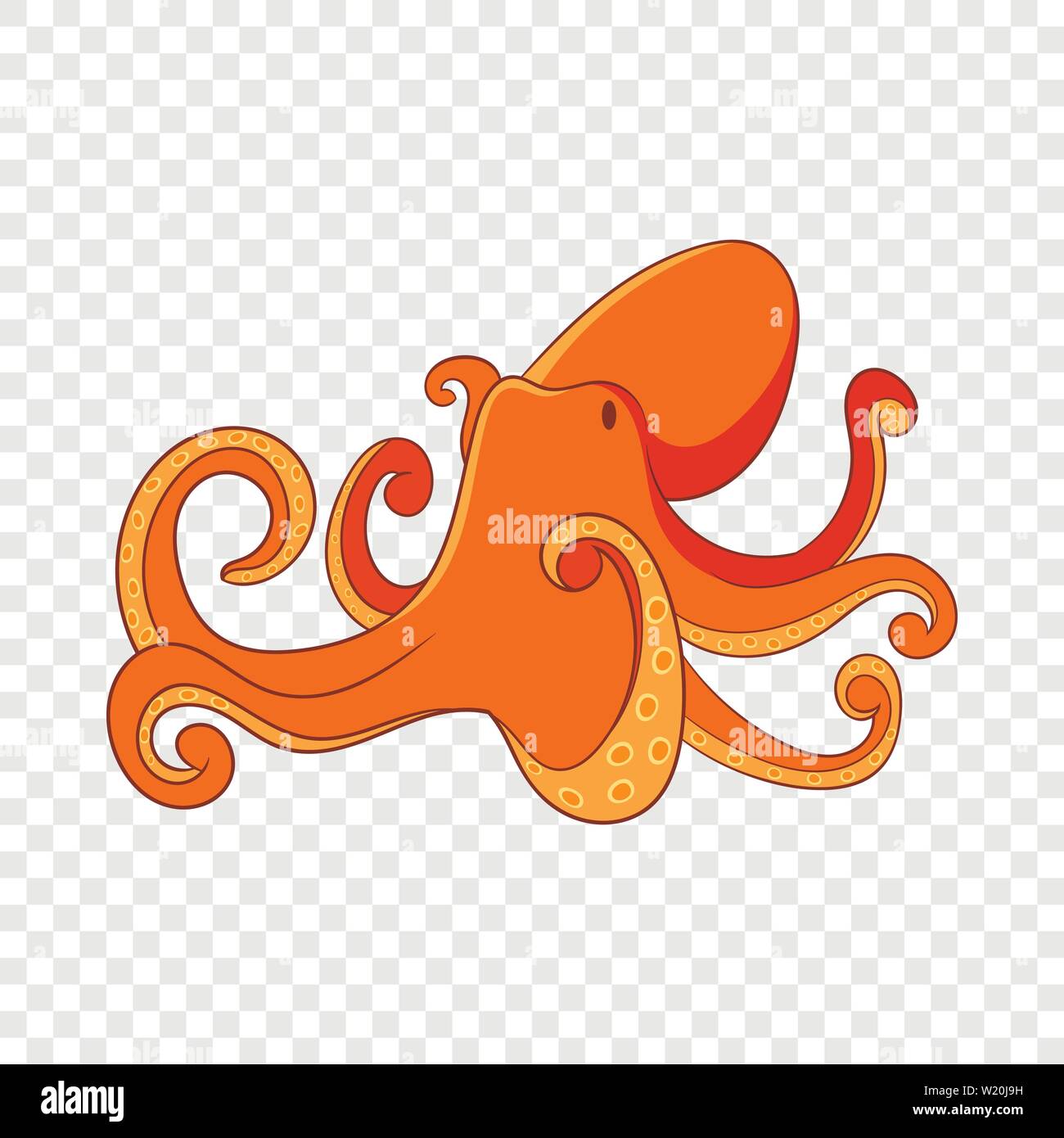 Octopus icon, cartoon style Stock Vector Image & Art - Alamy