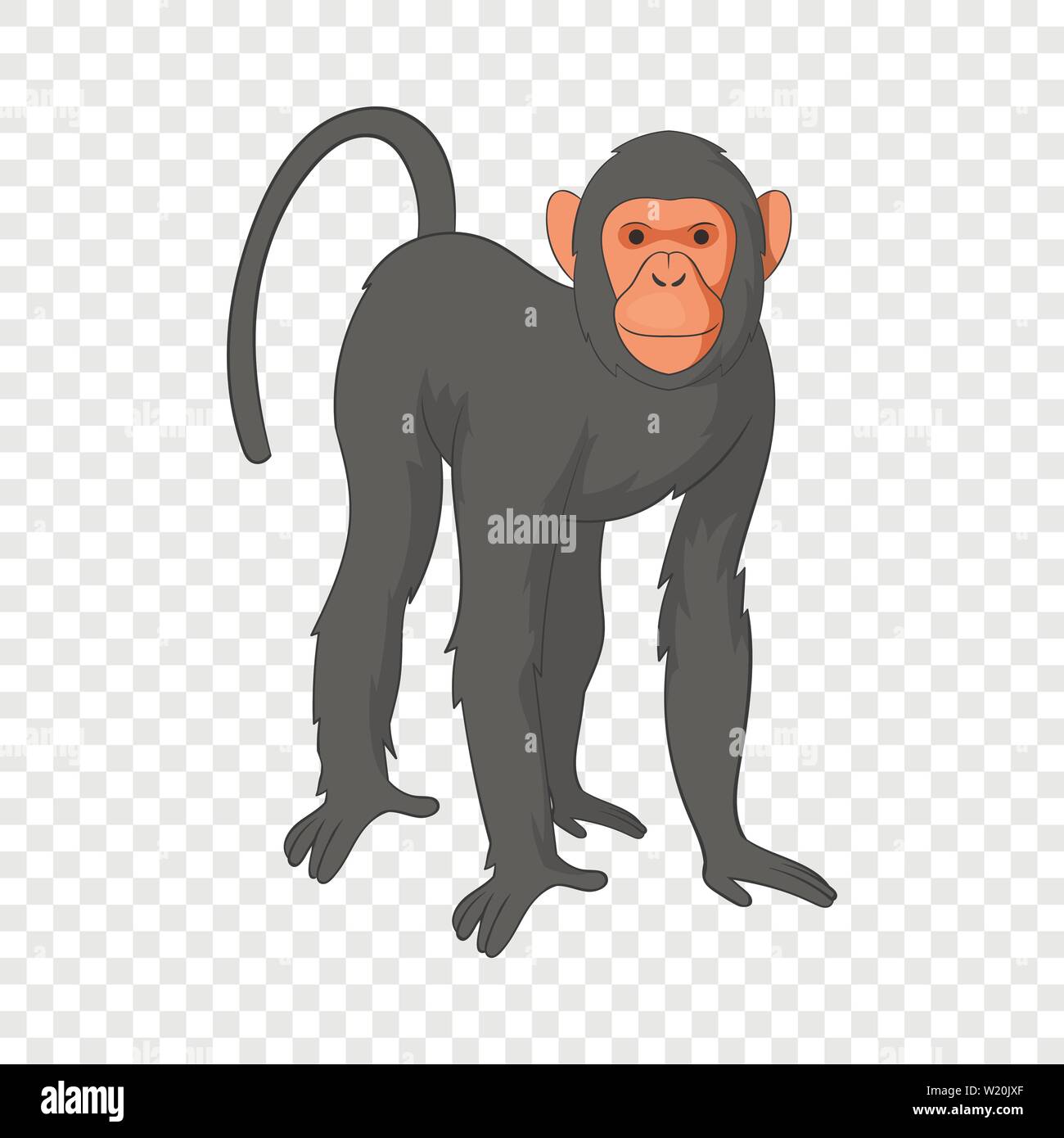 Bonobo monkey icon, cartoon style Stock Vector Image & Art - Alamy