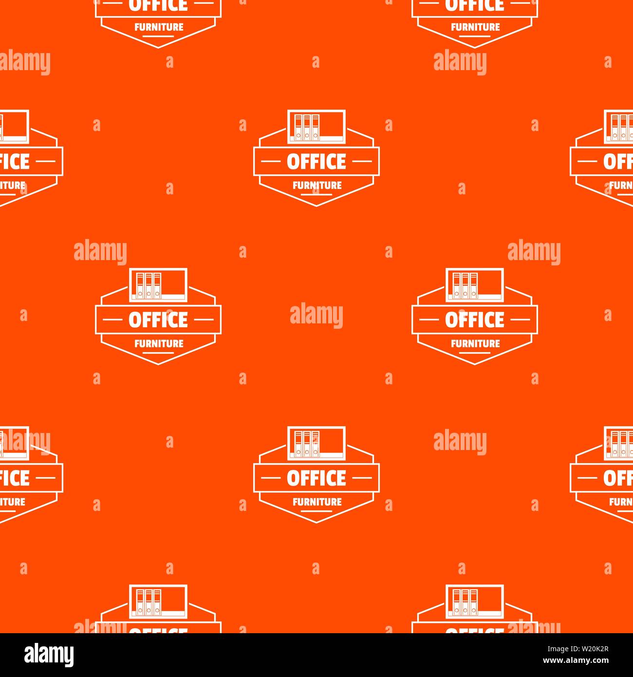 Modern office pattern vector orange Stock Vector Image & Art - Alamy