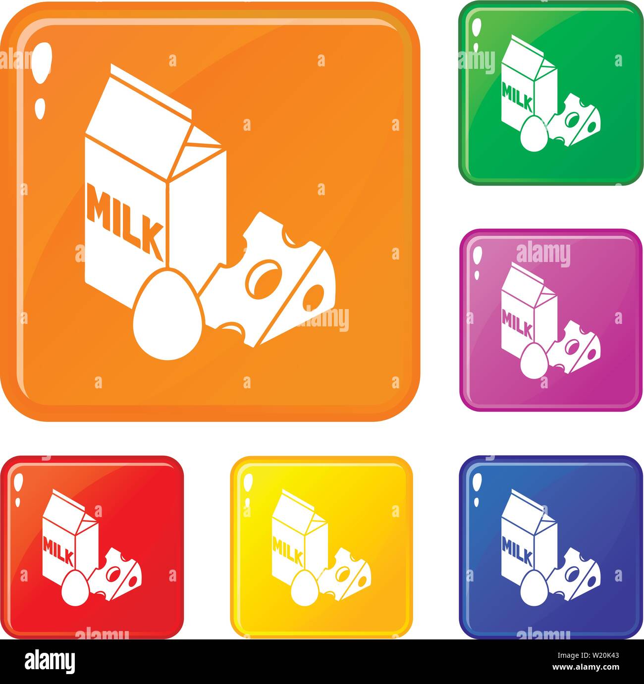 Dairyfood Stock Vector Images - Alamy