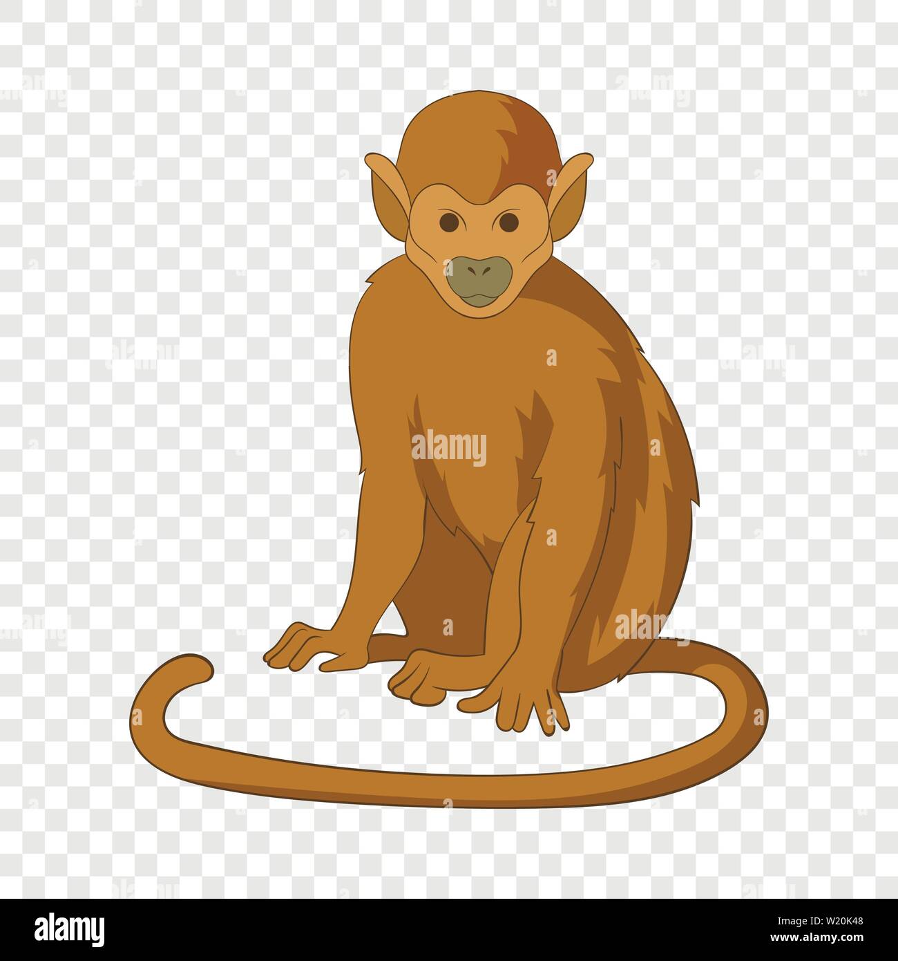 Snub nosed monkey icon, cartoon style Stock Vector Image & Art - Alamy