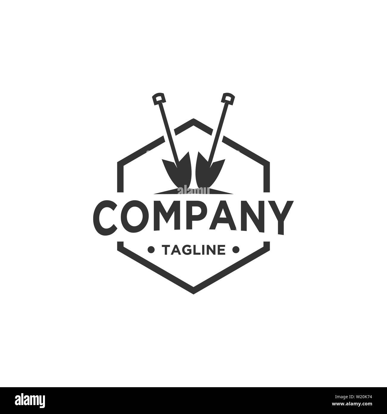Ace logo design Black and White Stock Photos & Images - Alamy