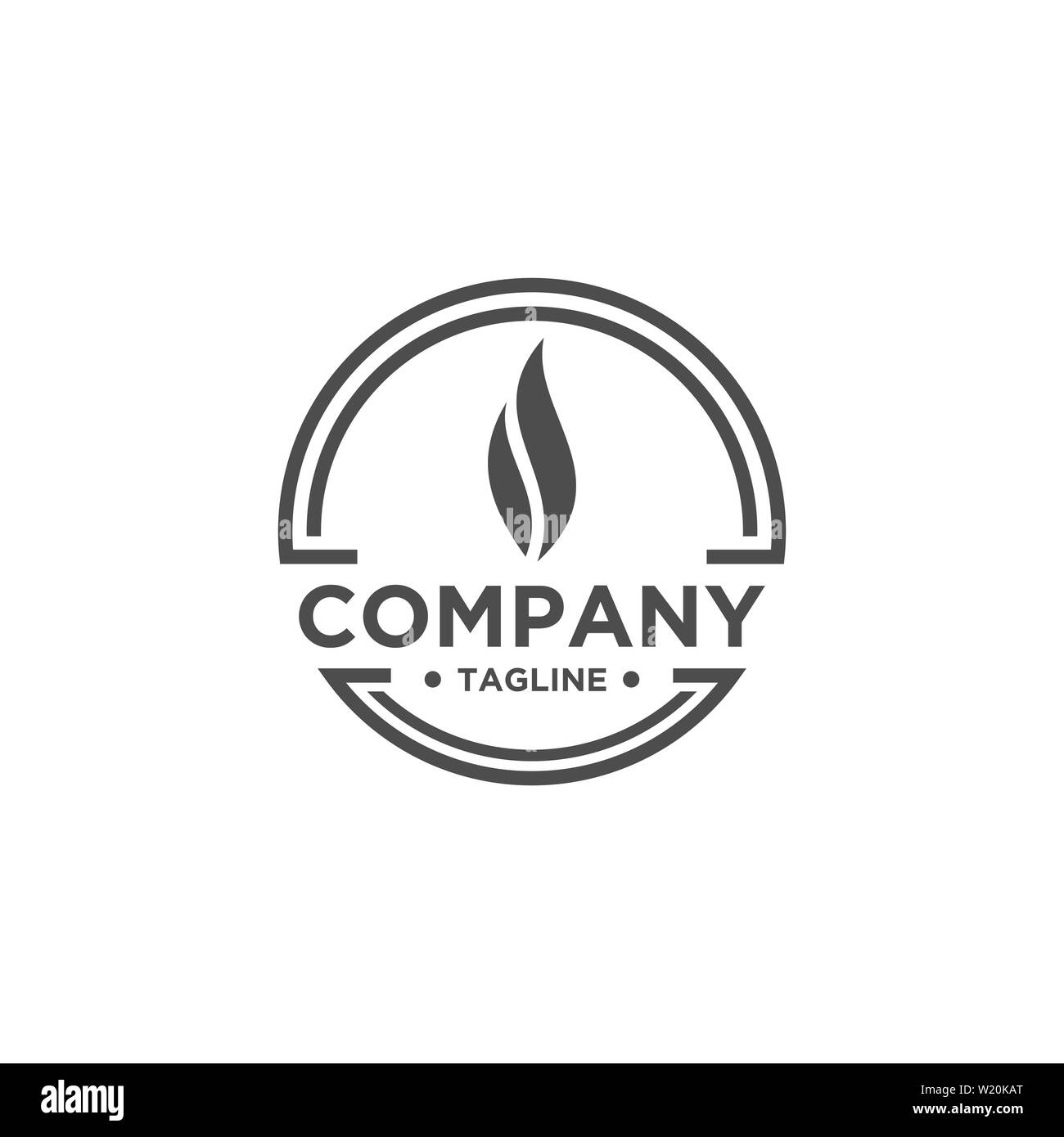 Fire logo Black and White Stock Photos & Images - Alamy