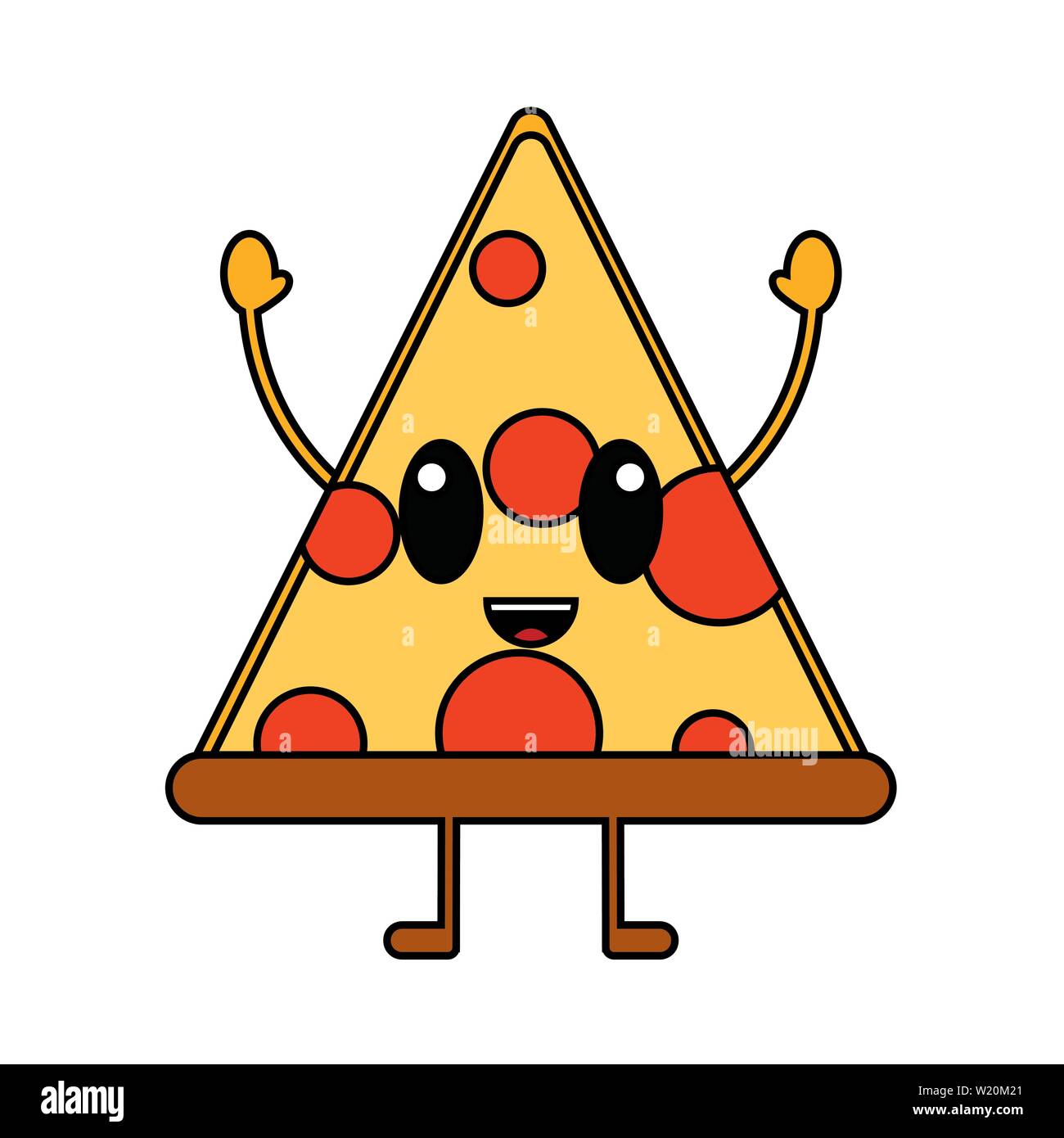 Delicious Fast food cartoon object Stock Vector Image & Art - Alamy