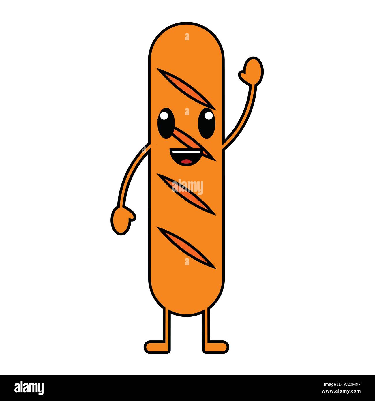 Delicious Fast food cartoon object Stock Vector Image & Art - Alamy