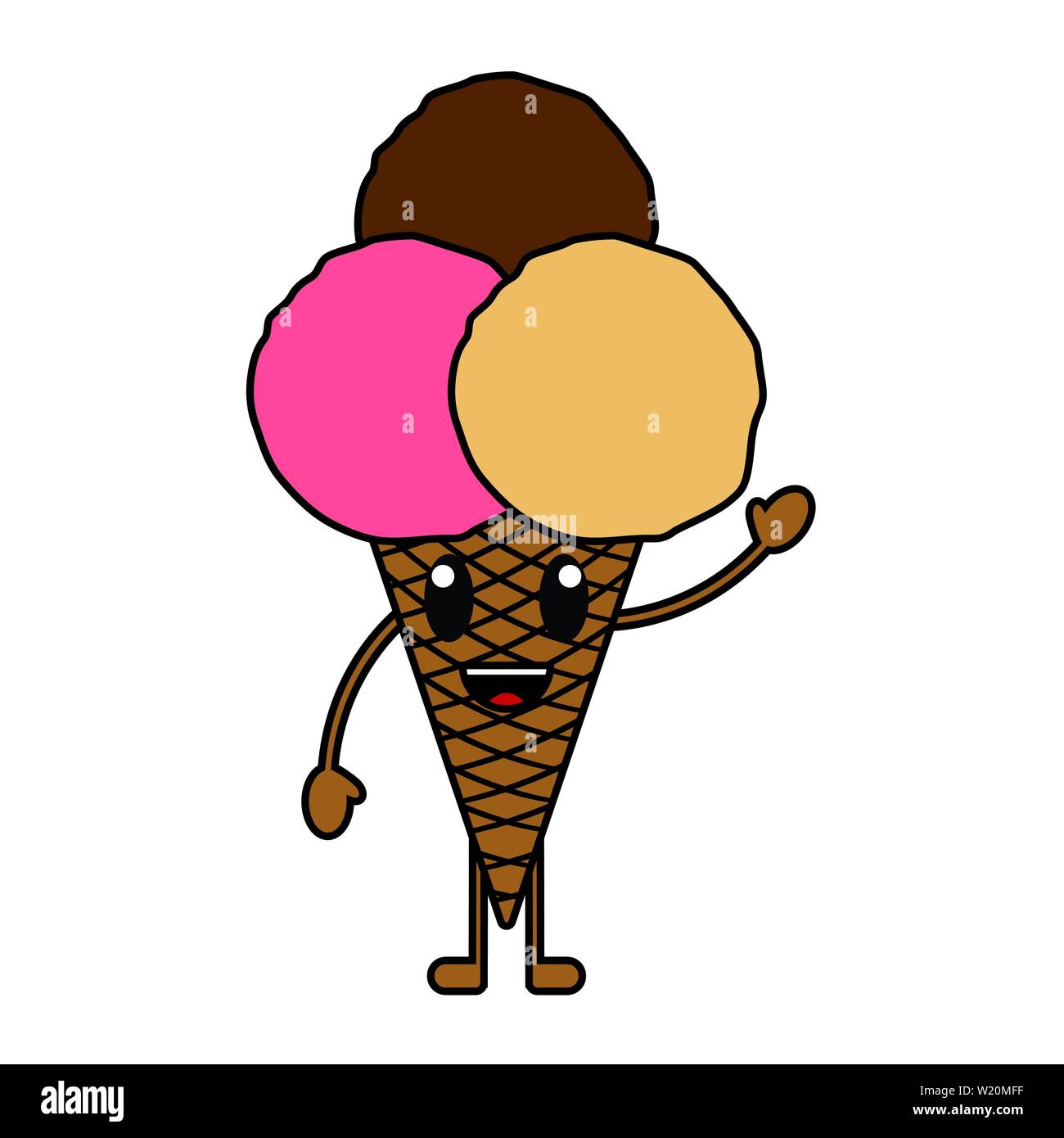 Delicious Fast food cartoon object Stock Vector Image & Art - Alamy