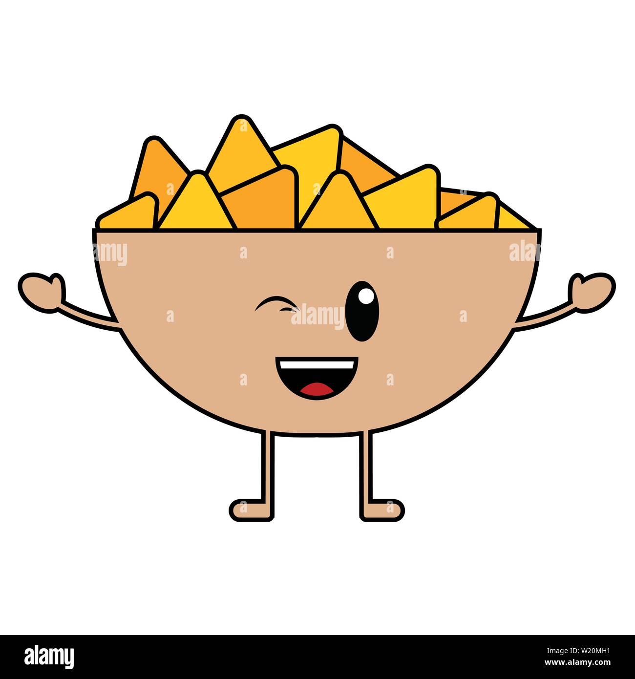 Delicious Fast food cartoon object Stock Vector Image & Art - Alamy