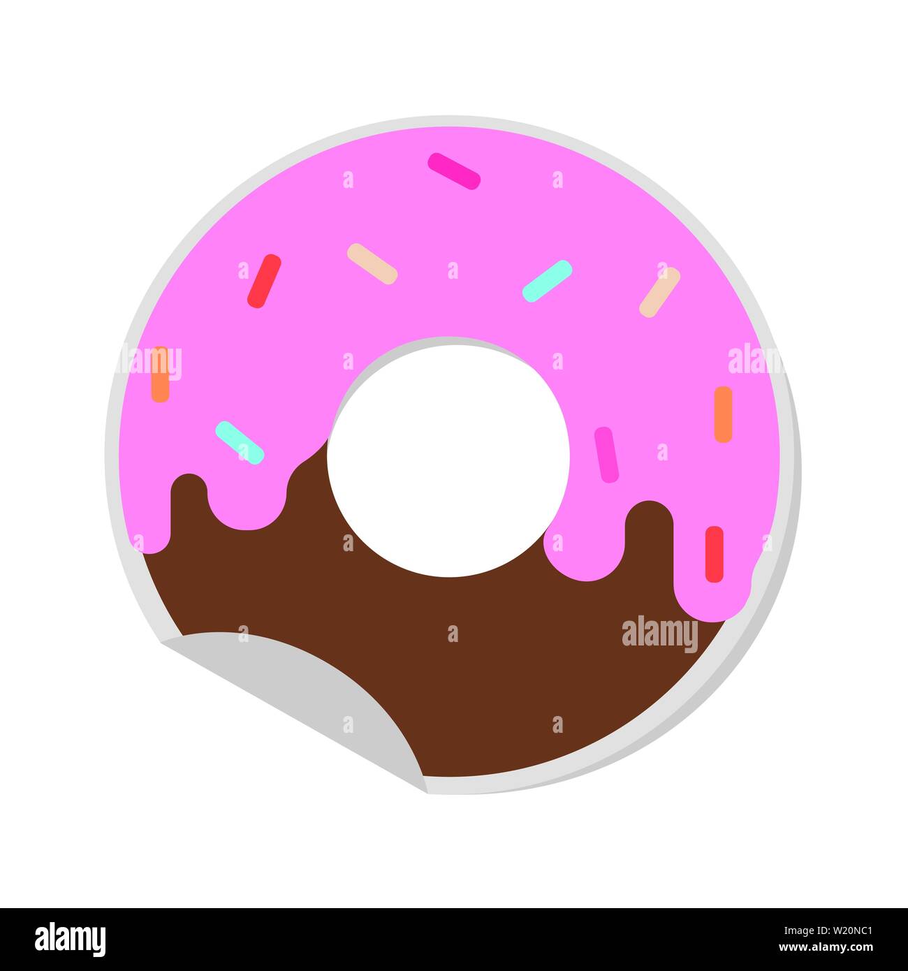 abstract cartoon sticker Stock Vector Image & Art - Alamy
